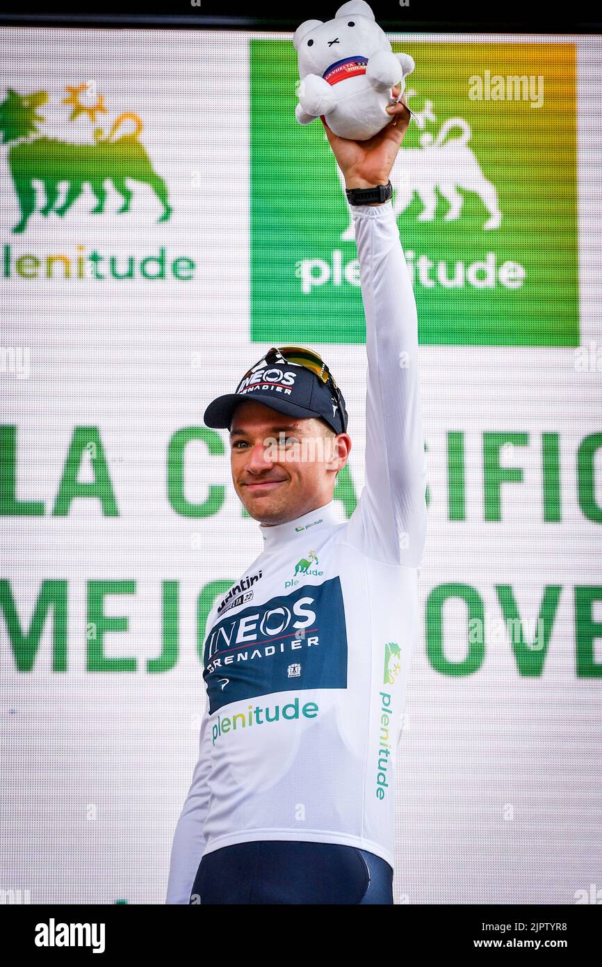 British Ethan Vernon of Quick-Step Alpha Vinyl celebrates in the white ...