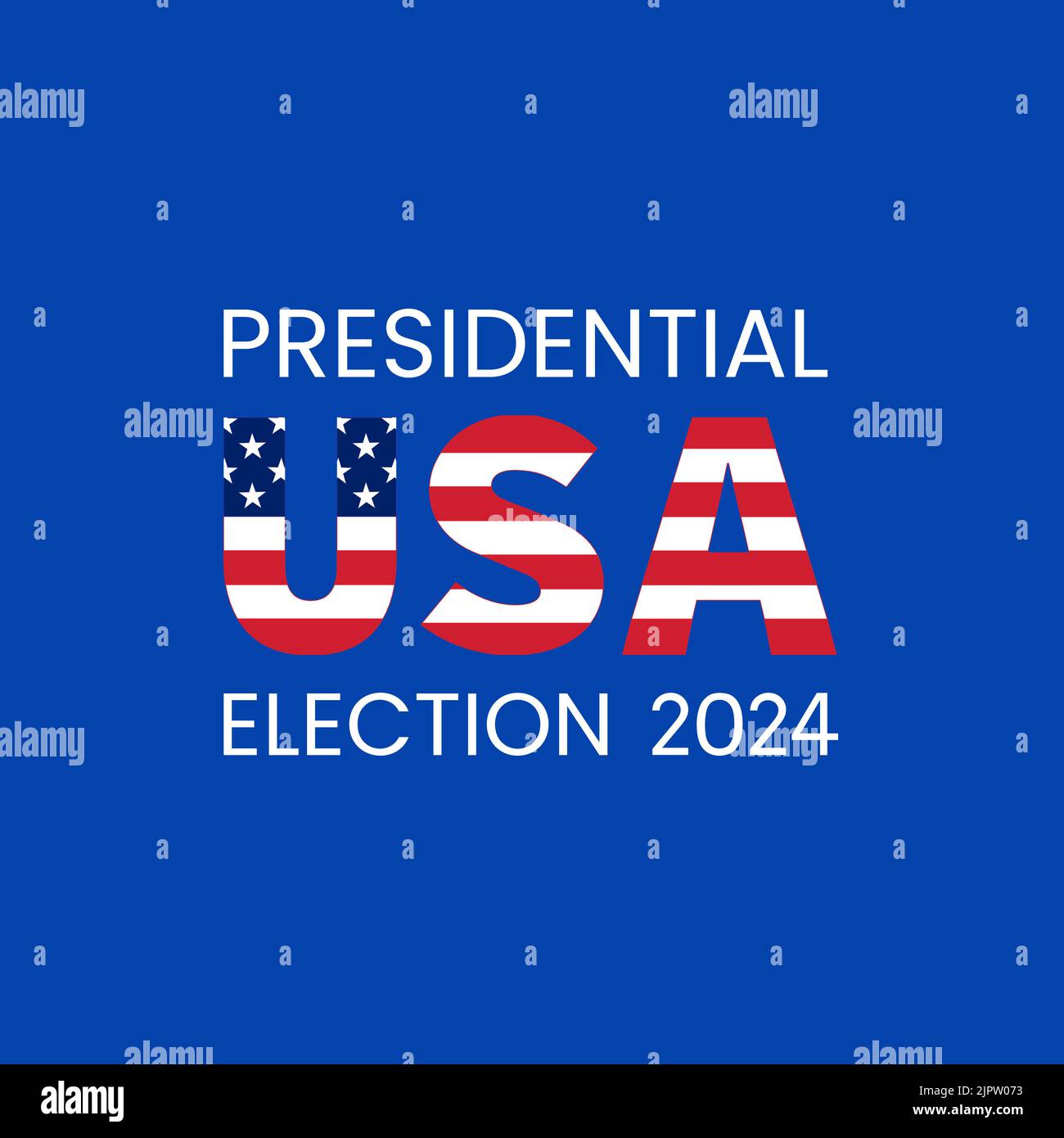 United States of America Presidential Election 2024. Vector ...