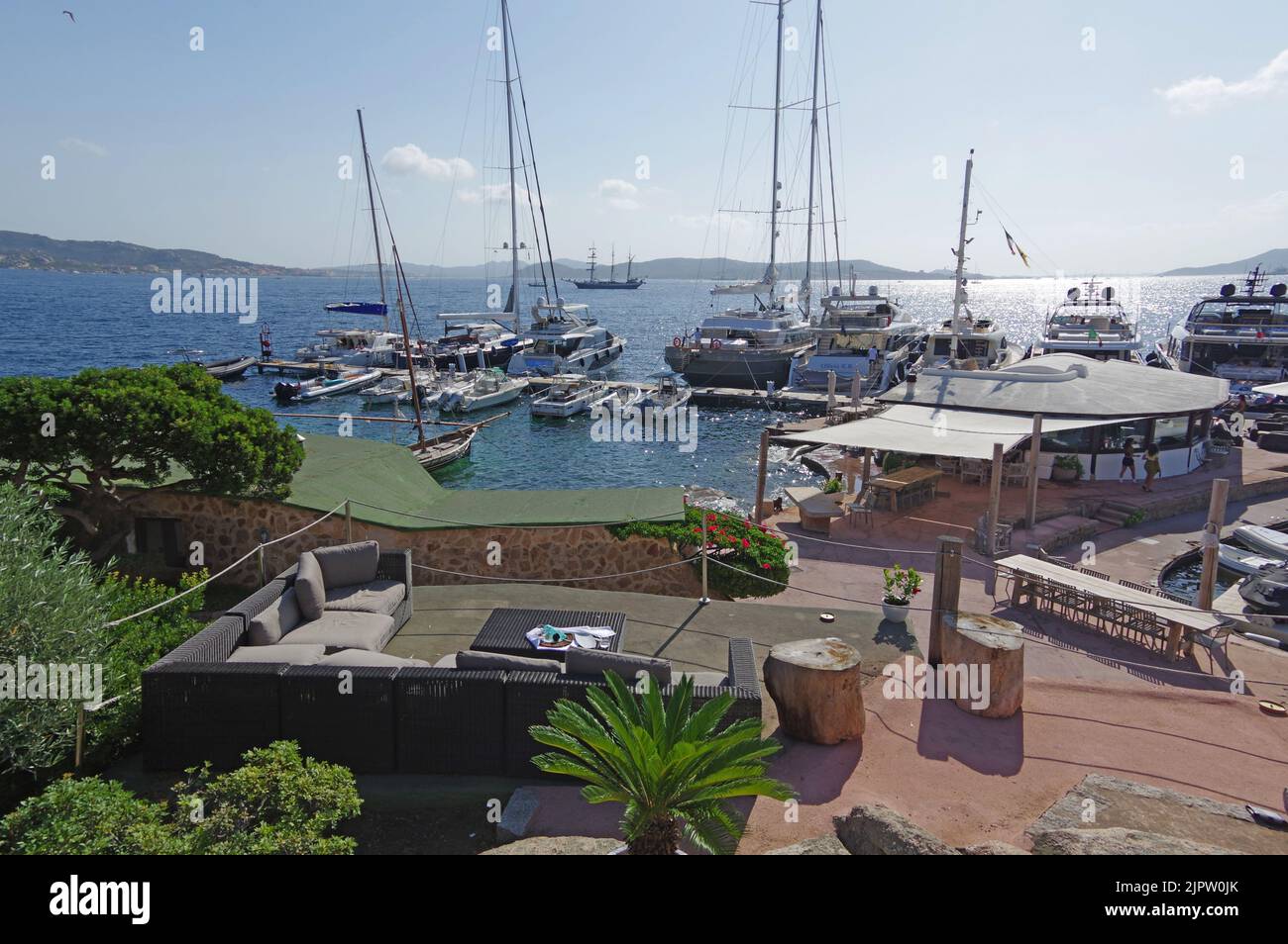 Porto Rafael Yacht Club, Palau, Sardinia, Italy Stock Photo - Alamy