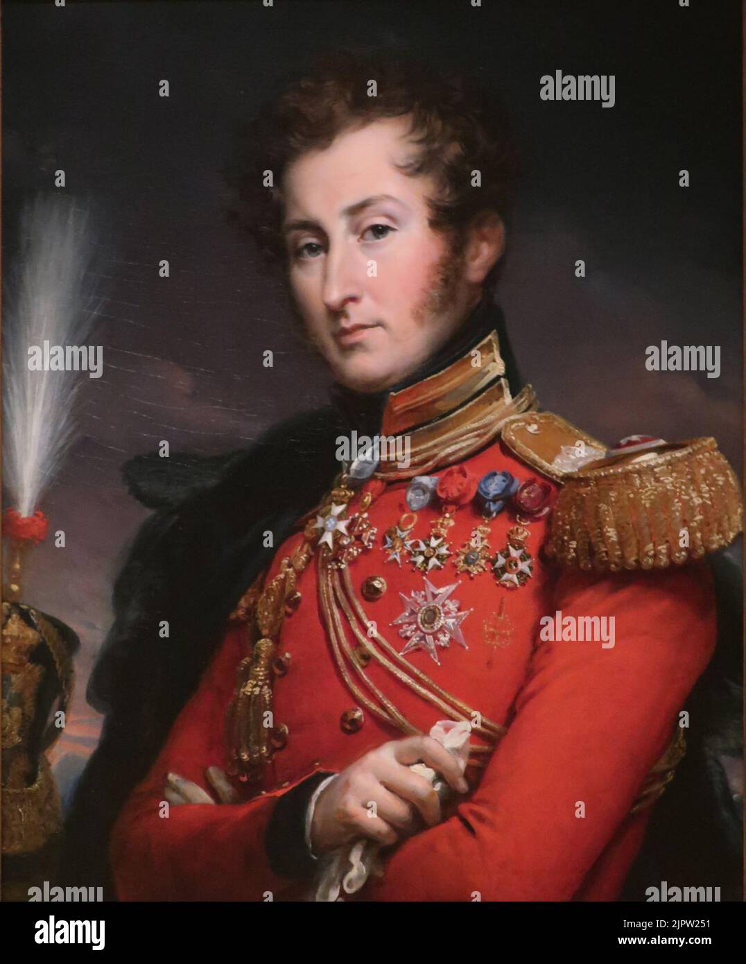 Colonel Lord Howden by Thomas Clement Thompson Stock Photo - Alamy