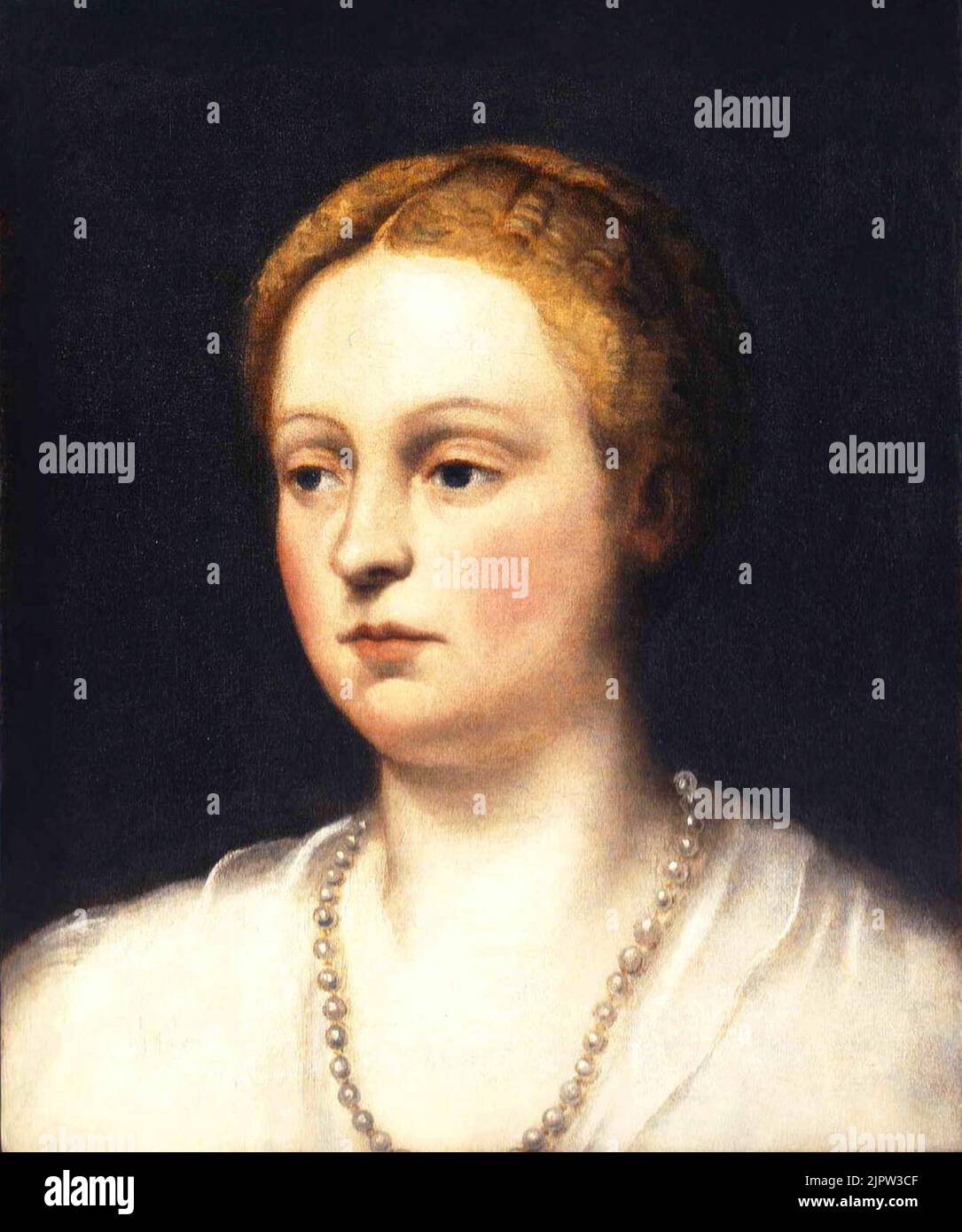 Jacopo Tintoretto - Portrait of a Woman Stock Photo - Alamy