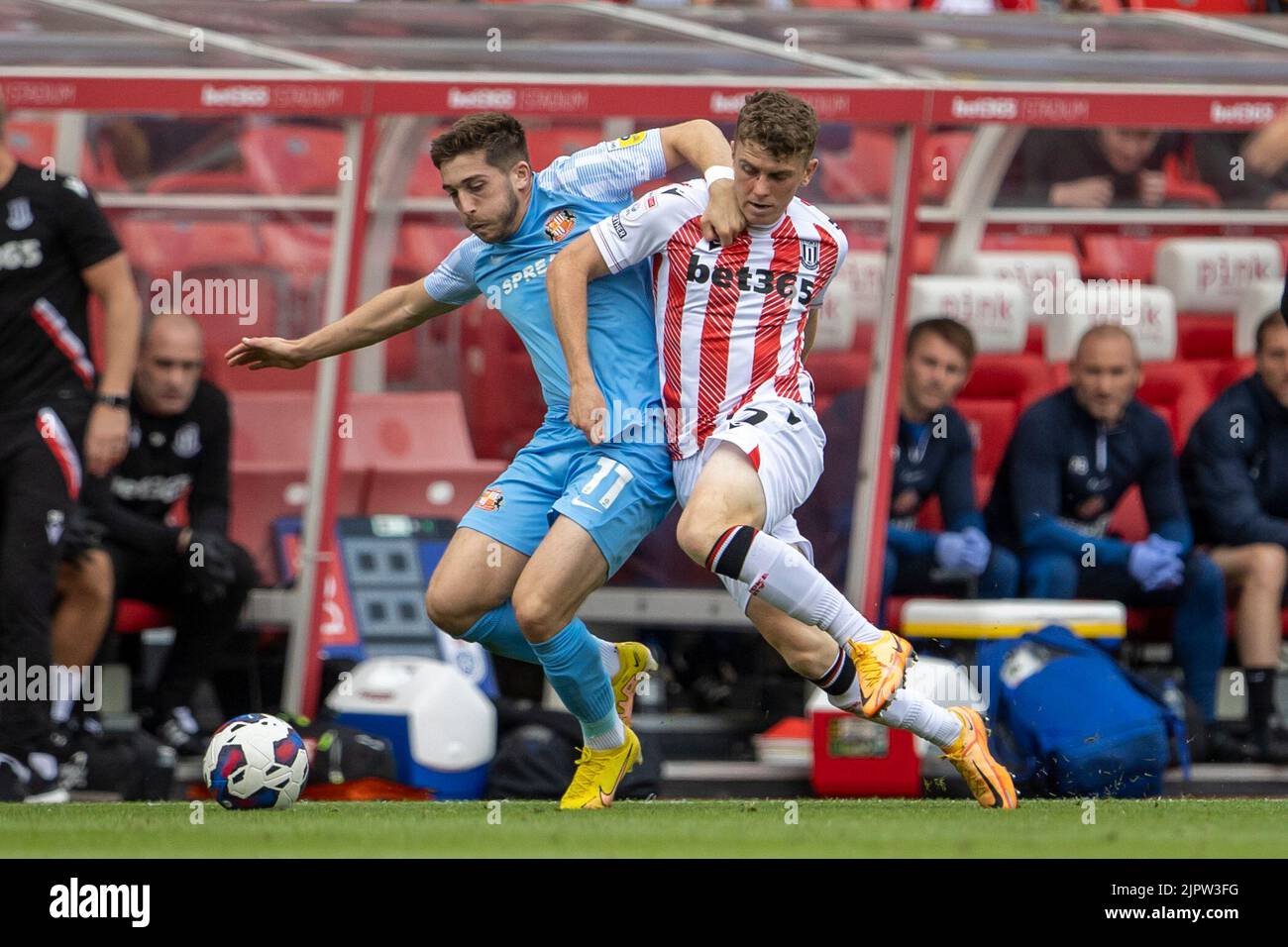 20th August 2022; Bet365 Stadium, Stoke, Staffordshire, England ...