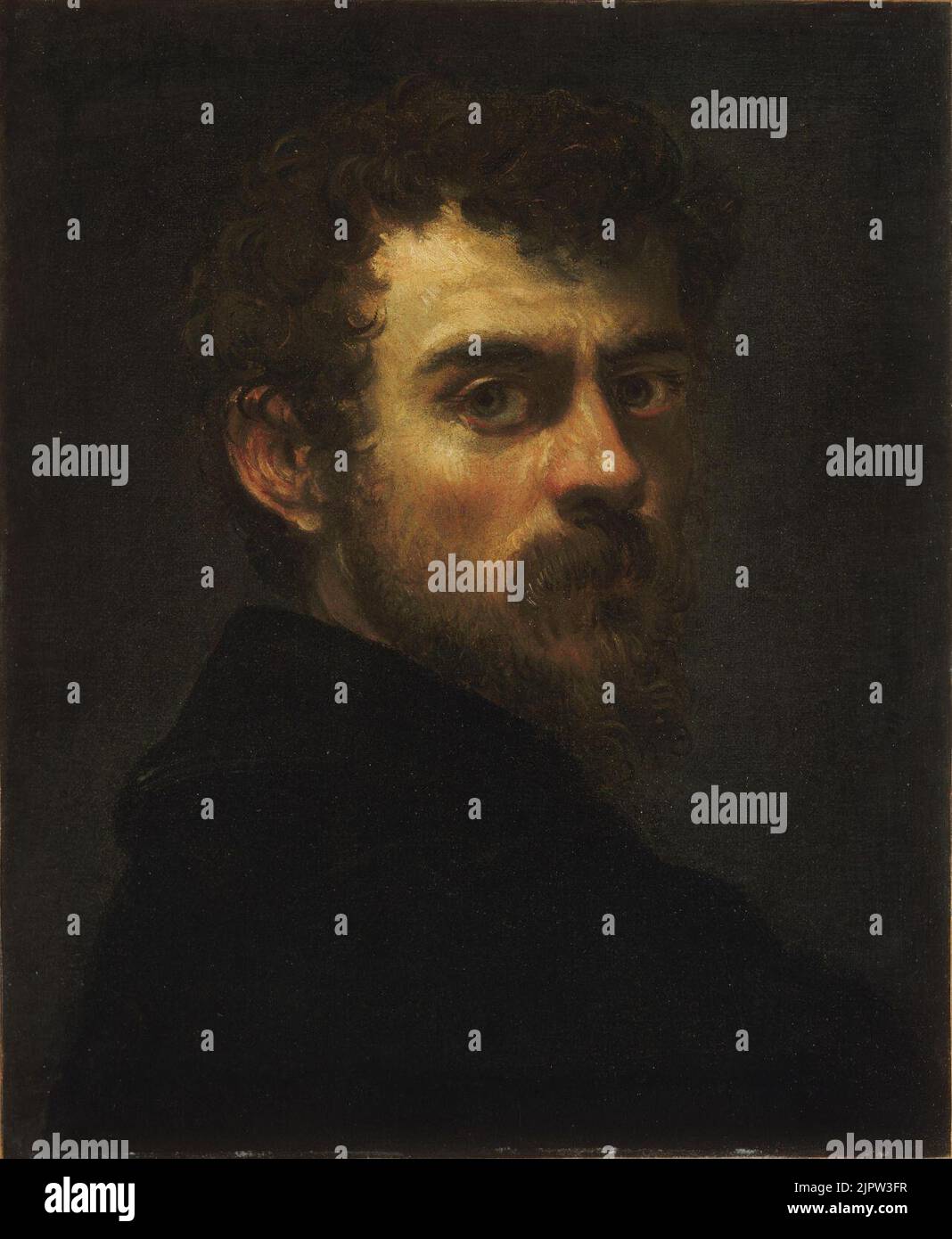 Jacopo Tintoretto - Self-Portrait Stock Photo - Alamy