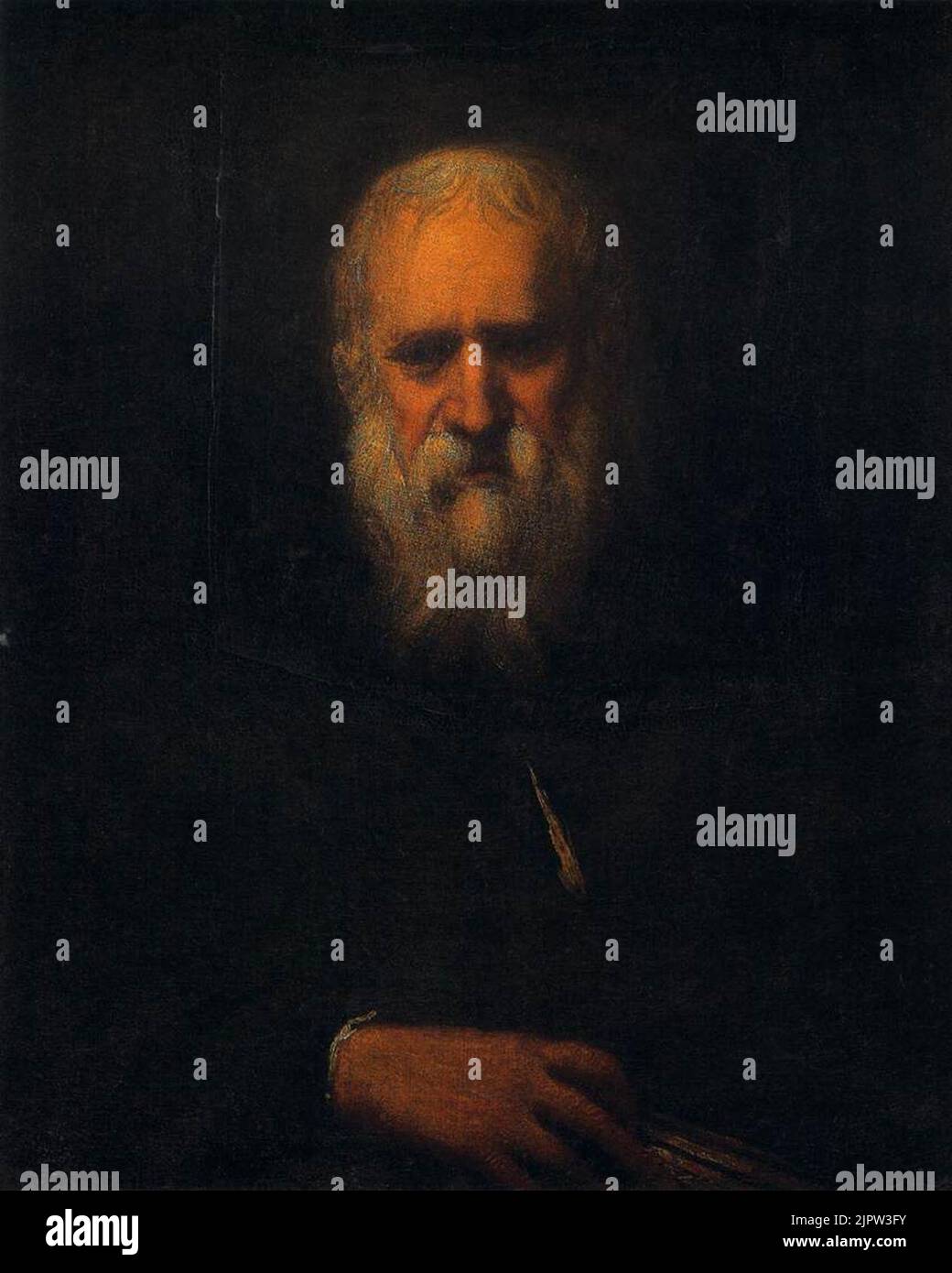 Jacopo Tintoretto - Self-Portrait with a Book Stock Photo - Alamy