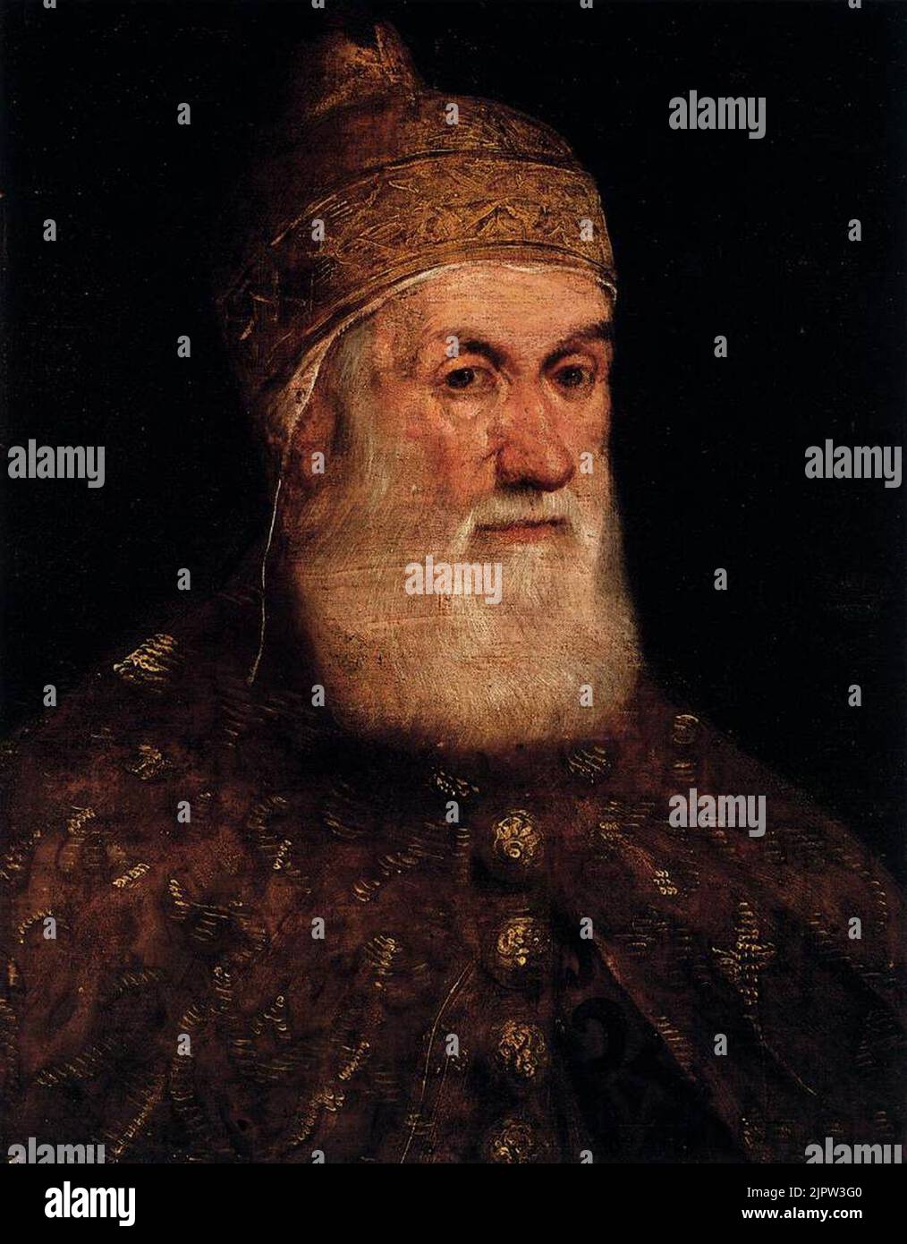 Jacopo Tintoretto - Portrait of Doge Girolamo Priuli Stock Photo - Alamy