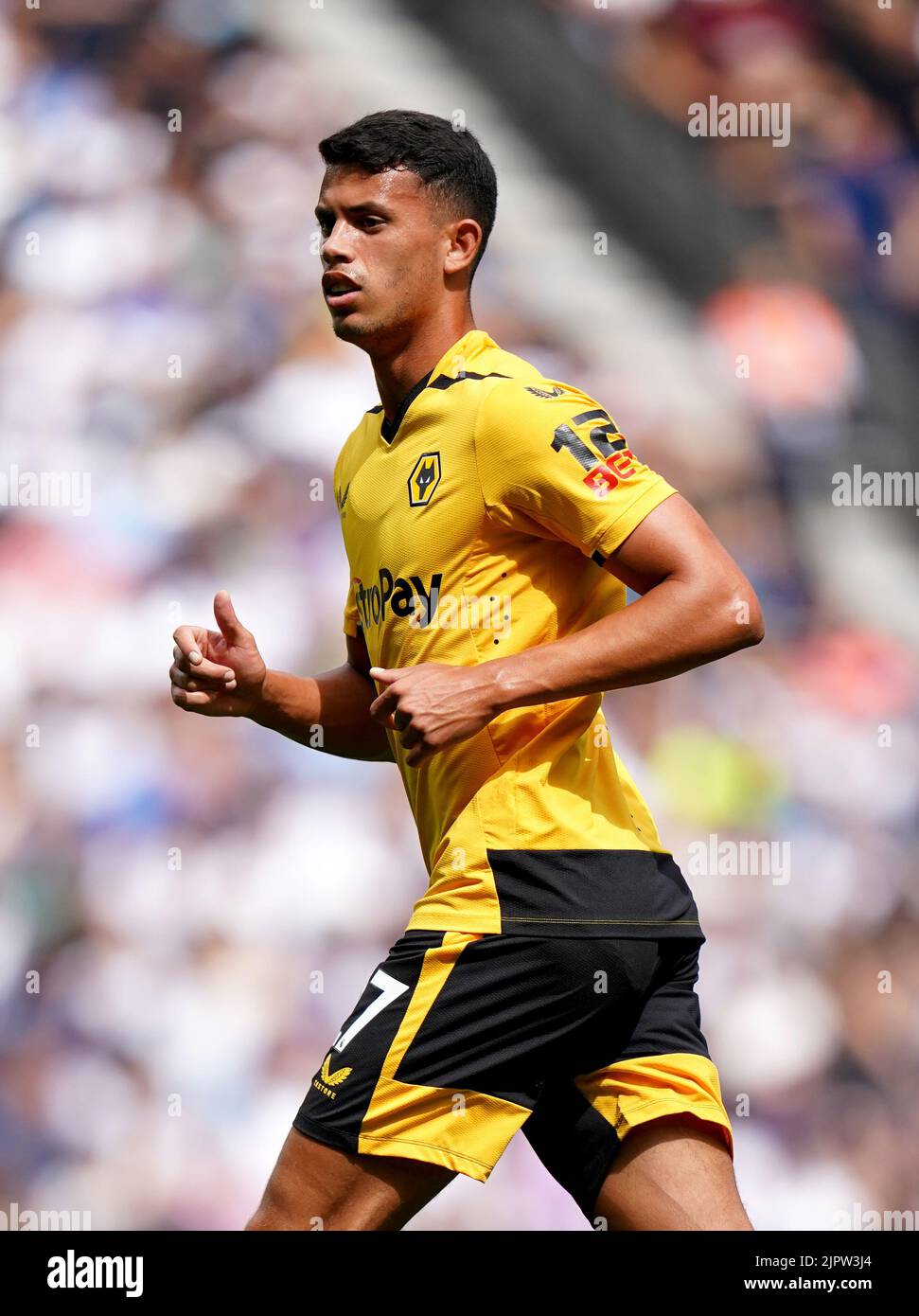 Wolverhampton Wanderers' Matheus Nunes during the Premier League match ...