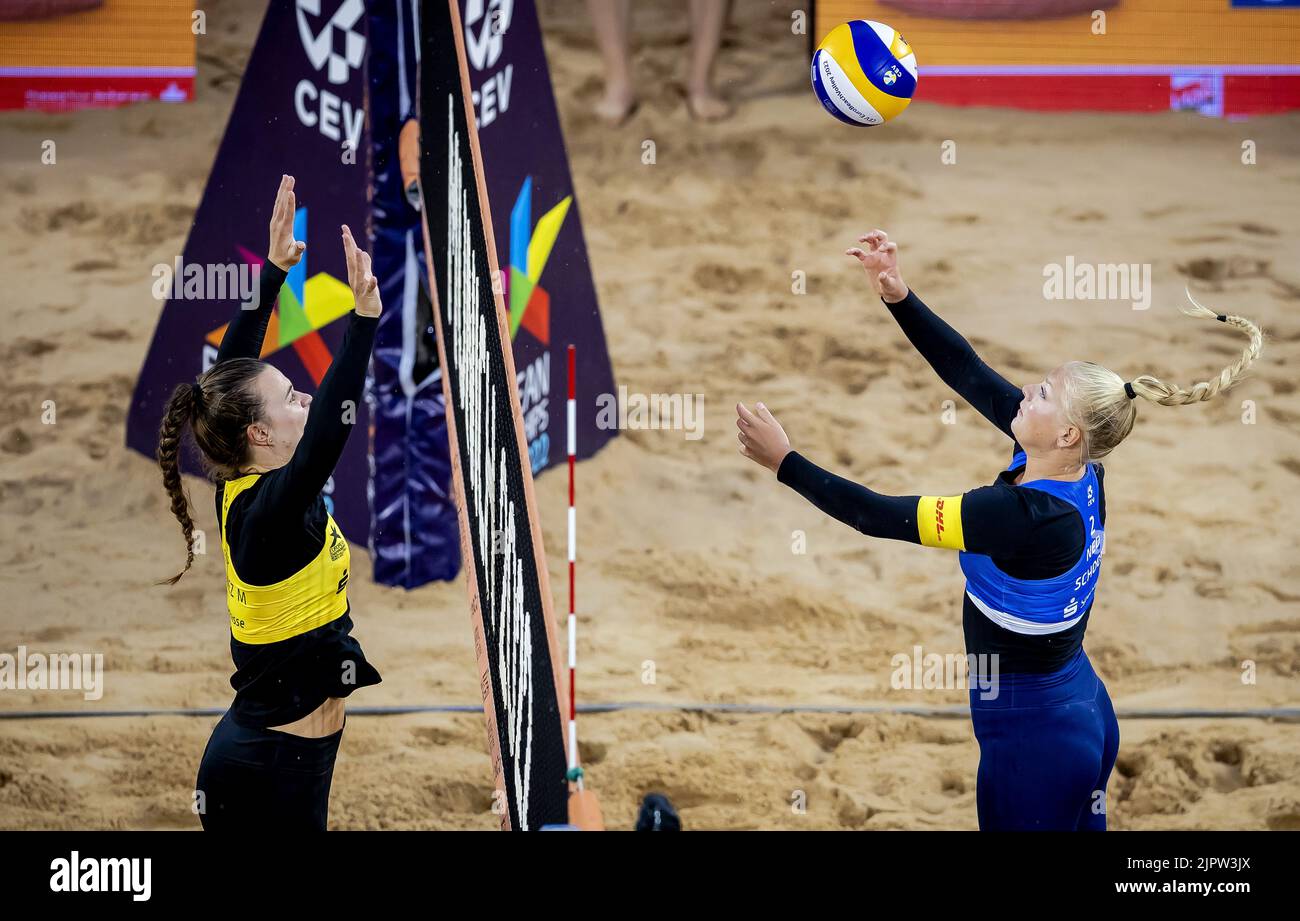 MUNICH - Raisa Schoon during the bronze medal competition for women's ...