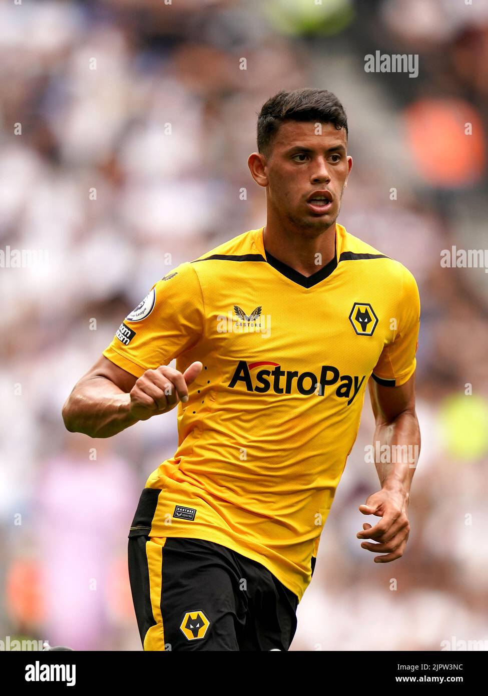 Wolverhampton Wanderers' Matheus Nunes during the Premier League match ...