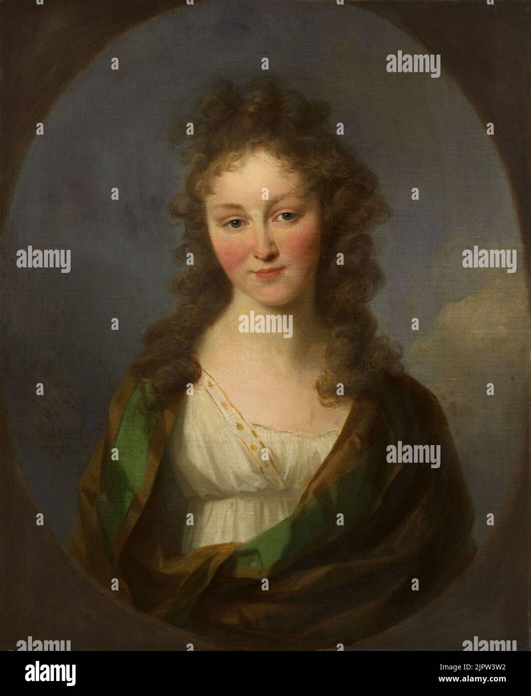 Johann Heinrich Tischbein - Bildnis der Caroline Schelling (1798 Stock ...