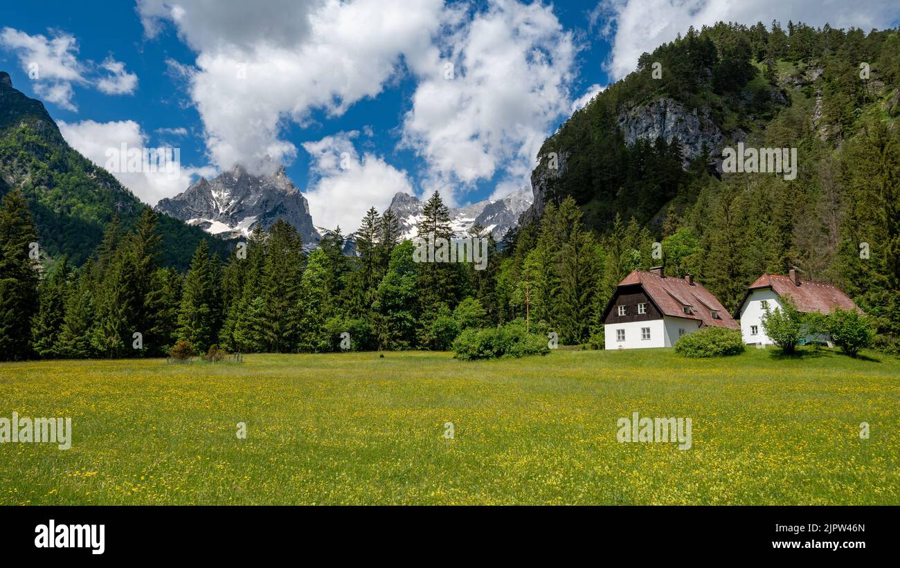 Charming spring mountain landscape hi-res stock photography and images ...