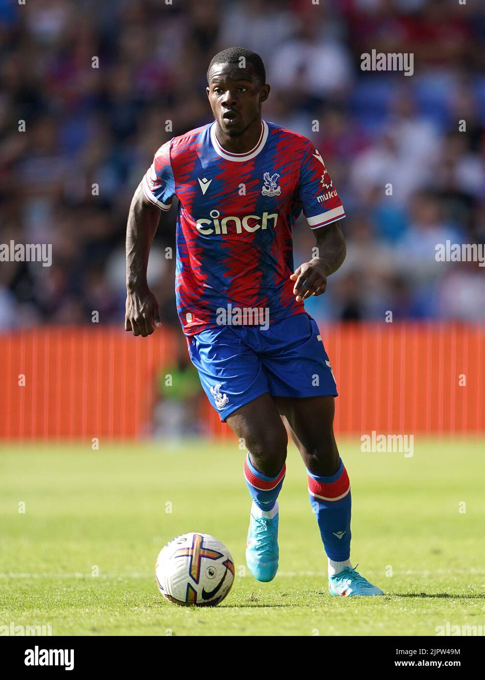 Crystal Palace's Tyrick Mitchell during the Premier League match at ...