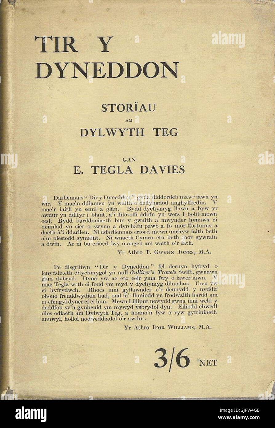 Tegla Tir-y-Dyneddon clawr Stock Photo - Alamy