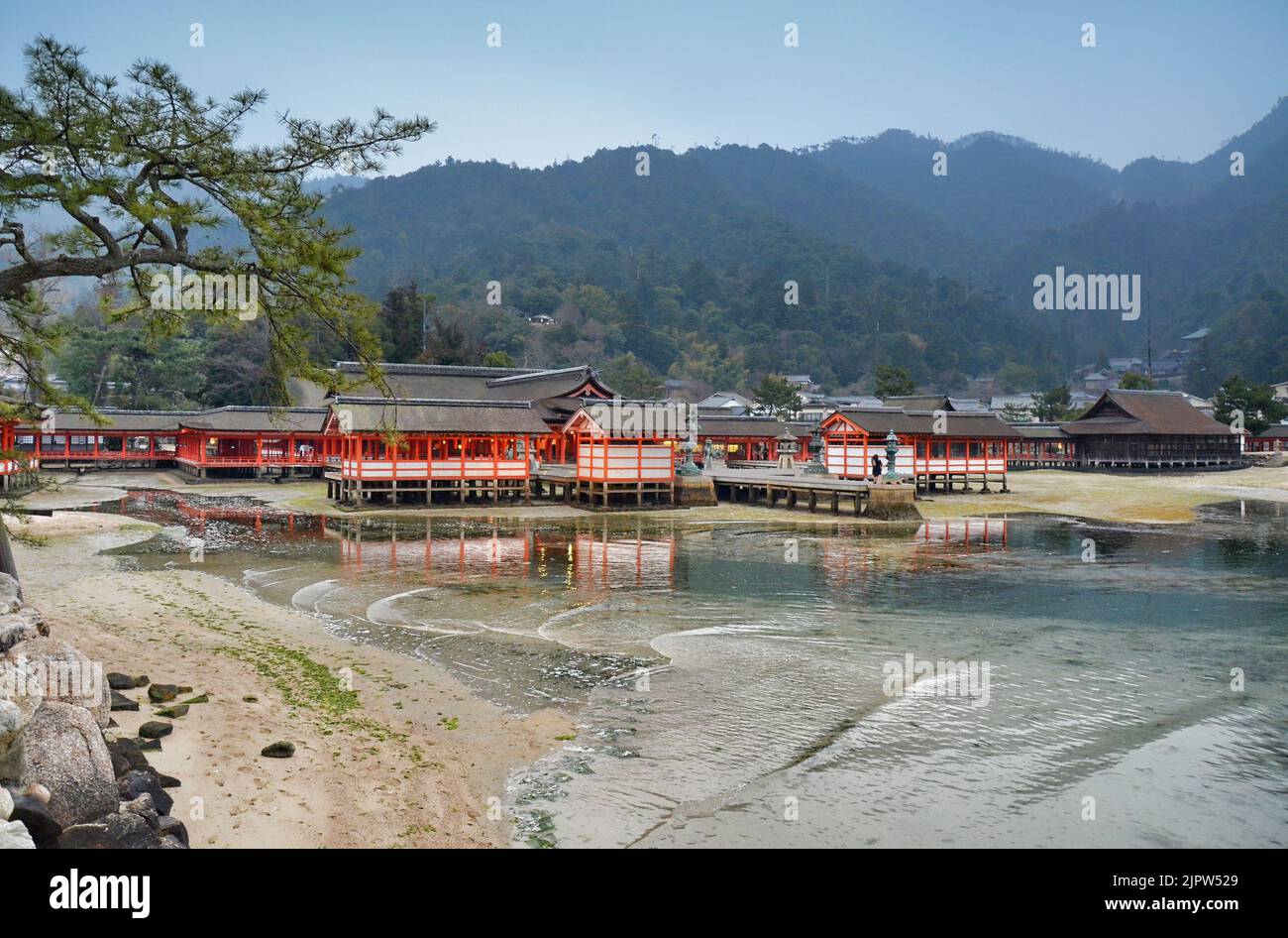 Itsukushima-jinja is a Shinto shrine in Miyajima island, Hatsukaichi ...