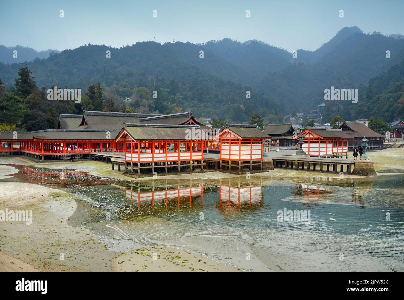 Itsukushima-jinja is a Shinto shrine in Miyajima island, Hatsukaichi ...