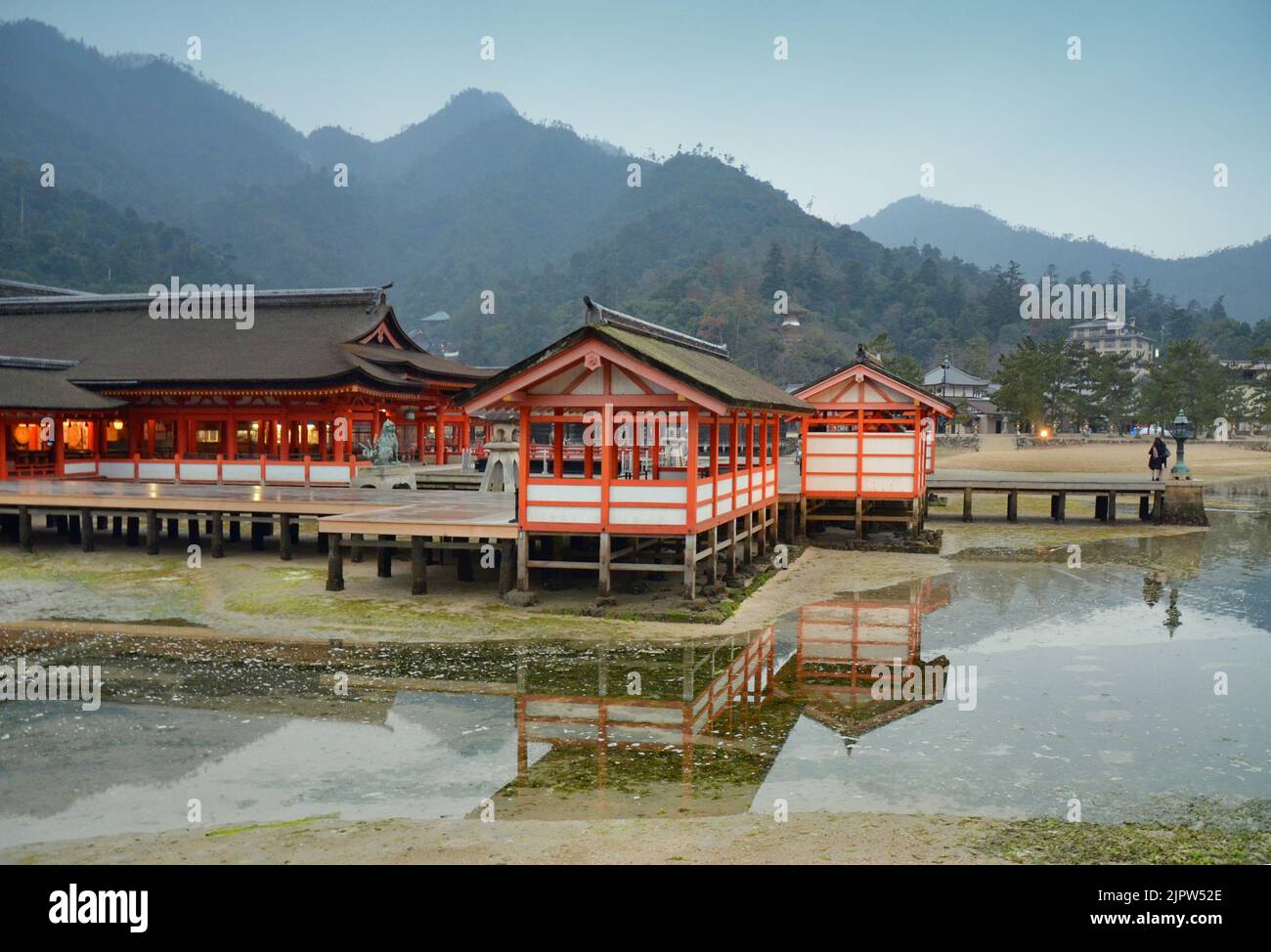 Itsukushima-jinja is a Shinto shrine in Miyajima island, Hatsukaichi ...