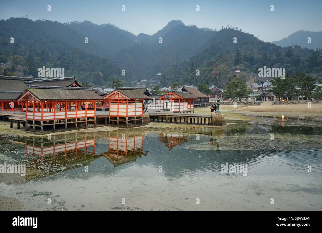Itsukushima-jinja is a Shinto shrine in Miyajima island, Hatsukaichi ...