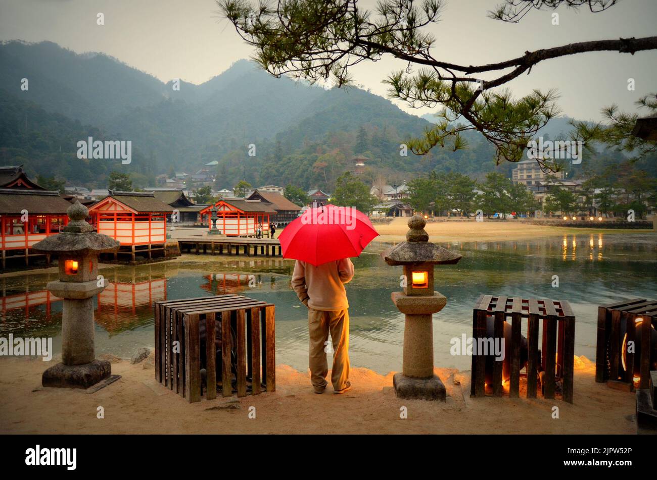 Itsukushima-jinja is a Shinto shrine in Miyajima island, Hatsukaichi ...