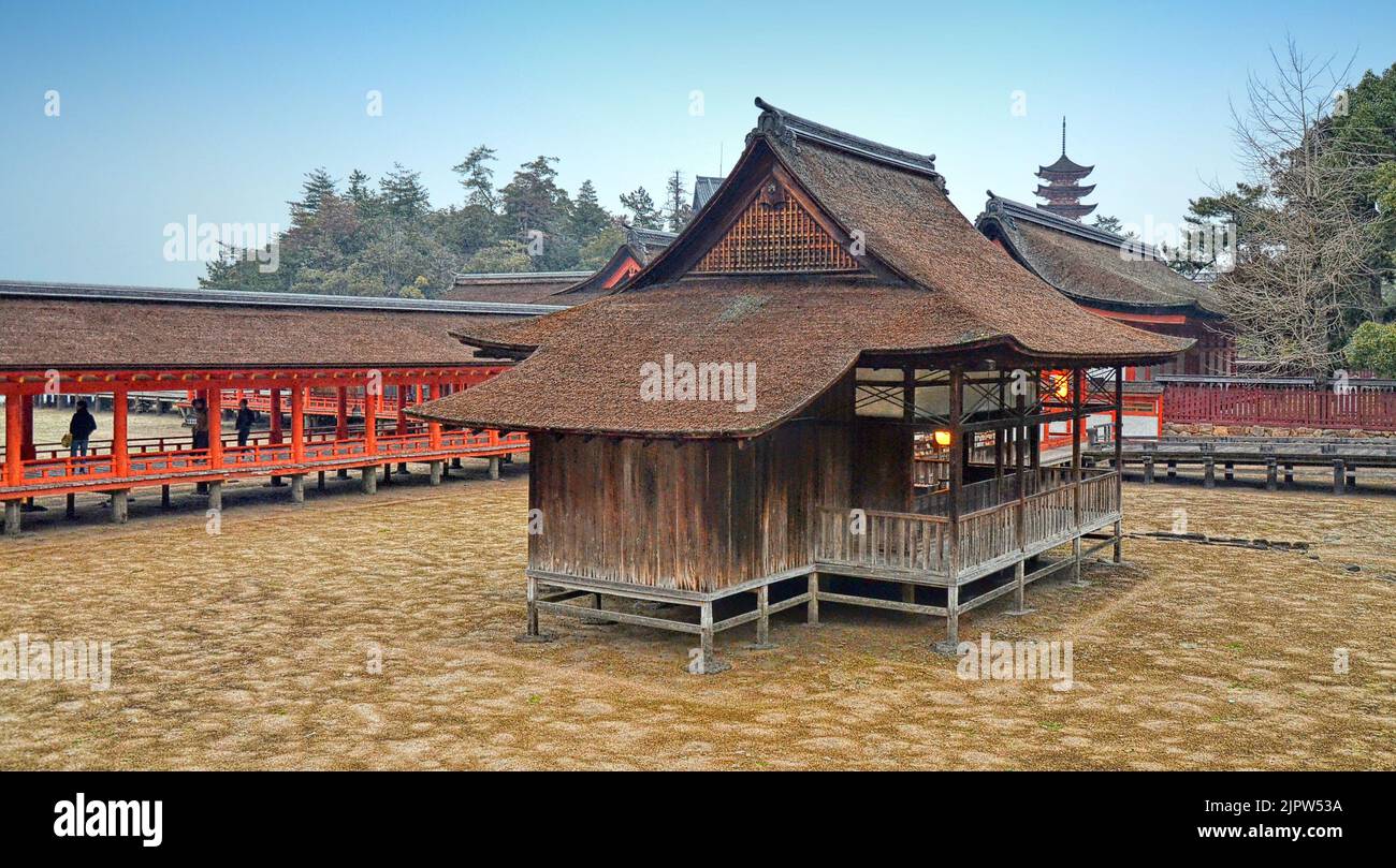 Itsukushima-jinja is a Shinto shrine in Miyajima island, Hatsukaichi ...