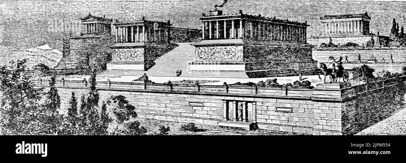 The Temples of Pergamon Stock Photo - Alamy