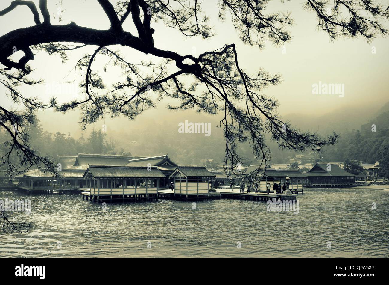 Itsukushima-jinja is a Shinto shrine in Miyajima island, Hatsukaichi ...