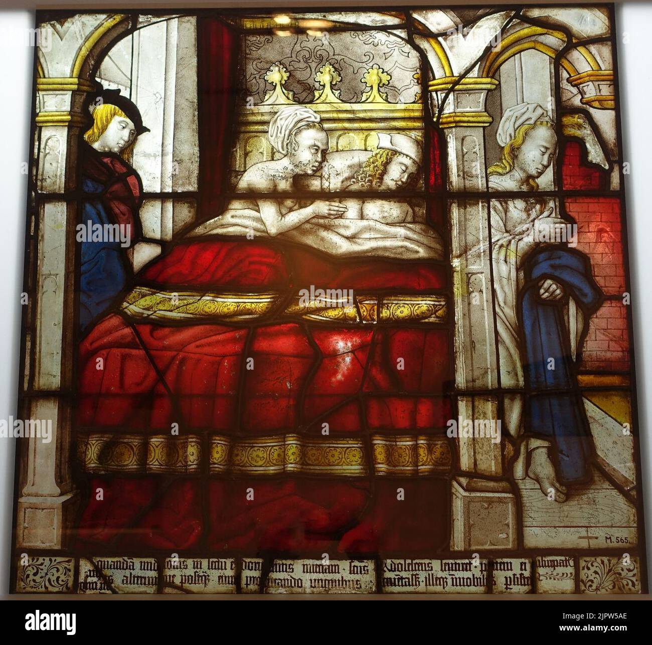 The Temptation of Bernard by a Young Woman, Cloister of the Cistercian ...