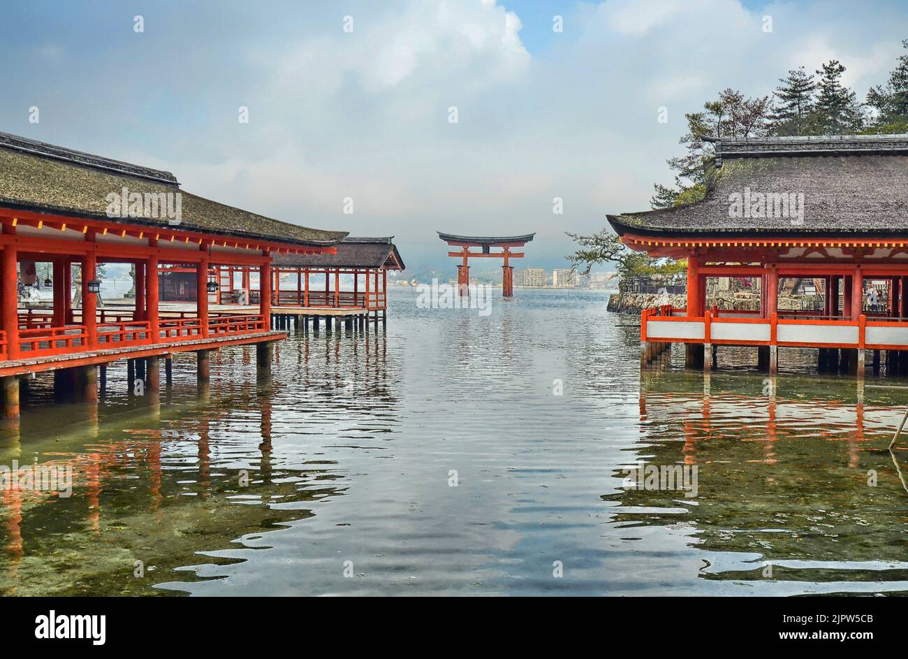 Itsukushima-jinja is a Shinto shrine in Miyajima island, Hatsukaichi ...