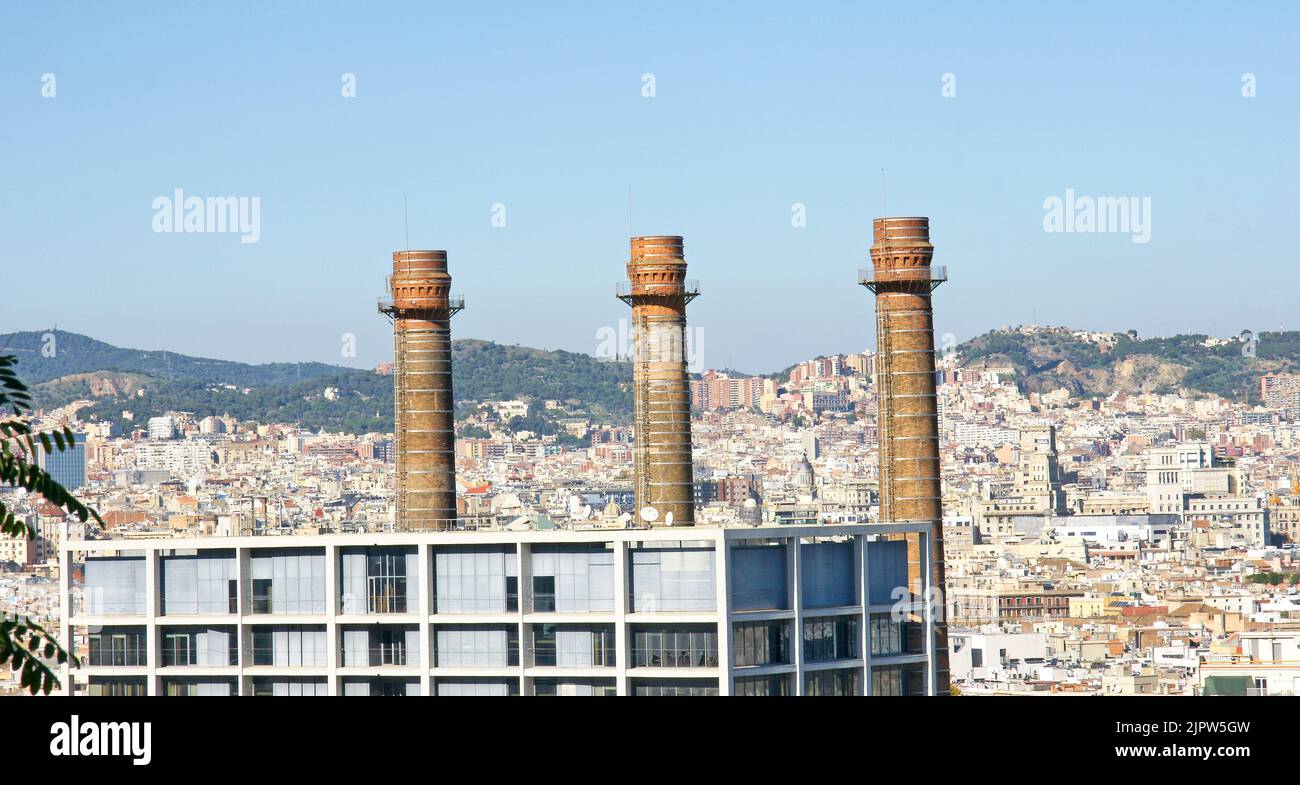 Ancient chimneys monumental hi-res stock photography and images - Alamy