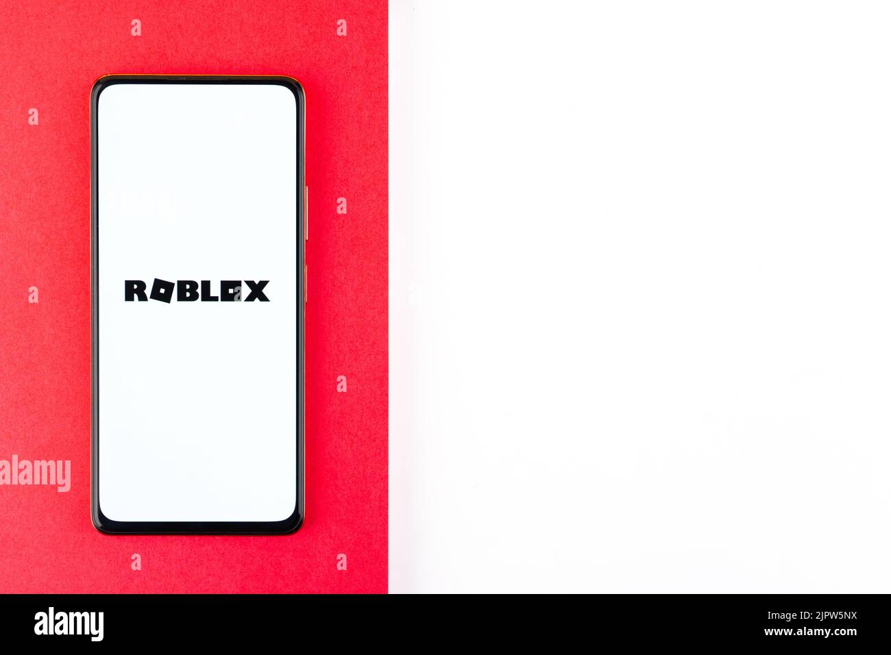 West Bangal, India - April 20, 2022 : Roblox phone screen stock image ...