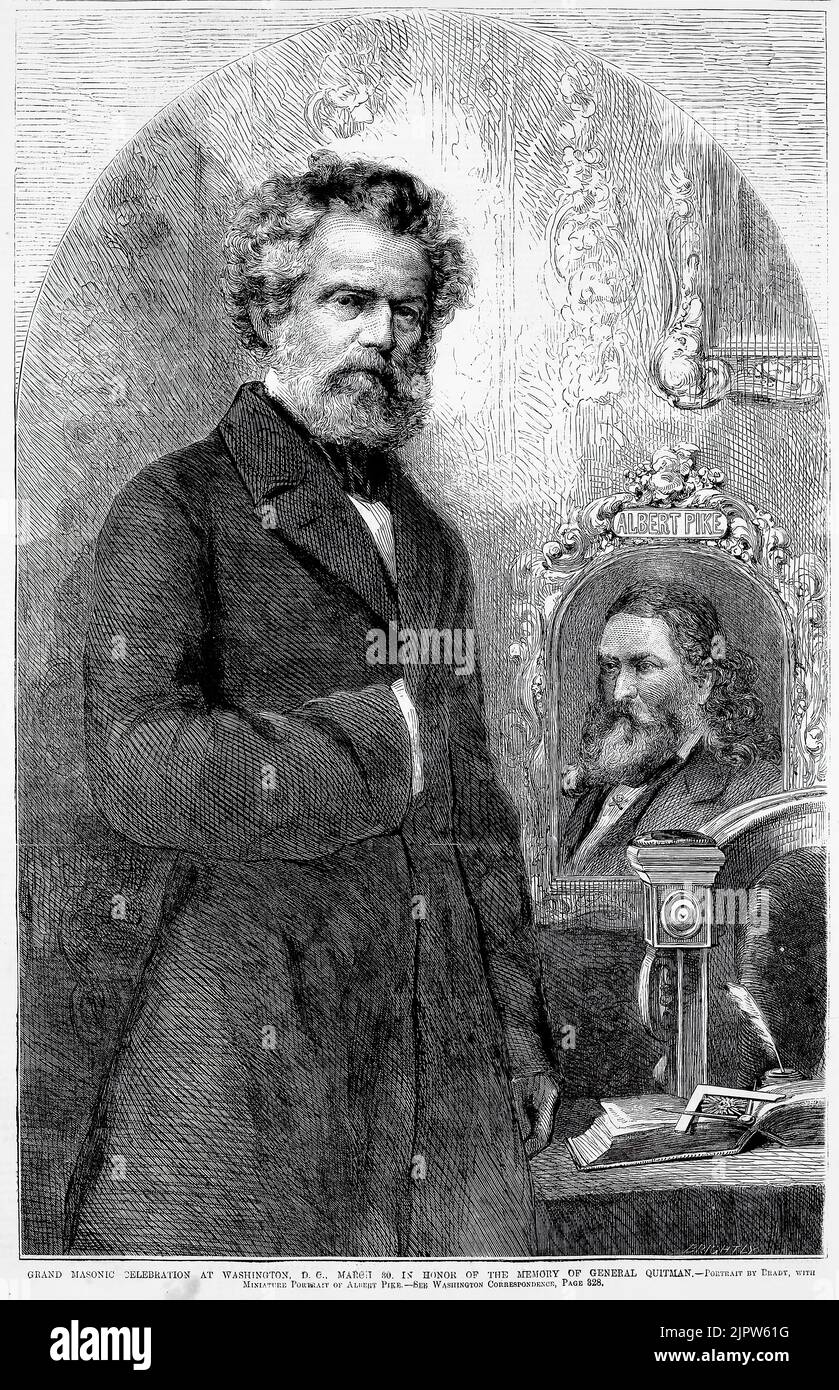 Grand Masonic celebration at Washington, D.C., March 30th, 1860, in ...