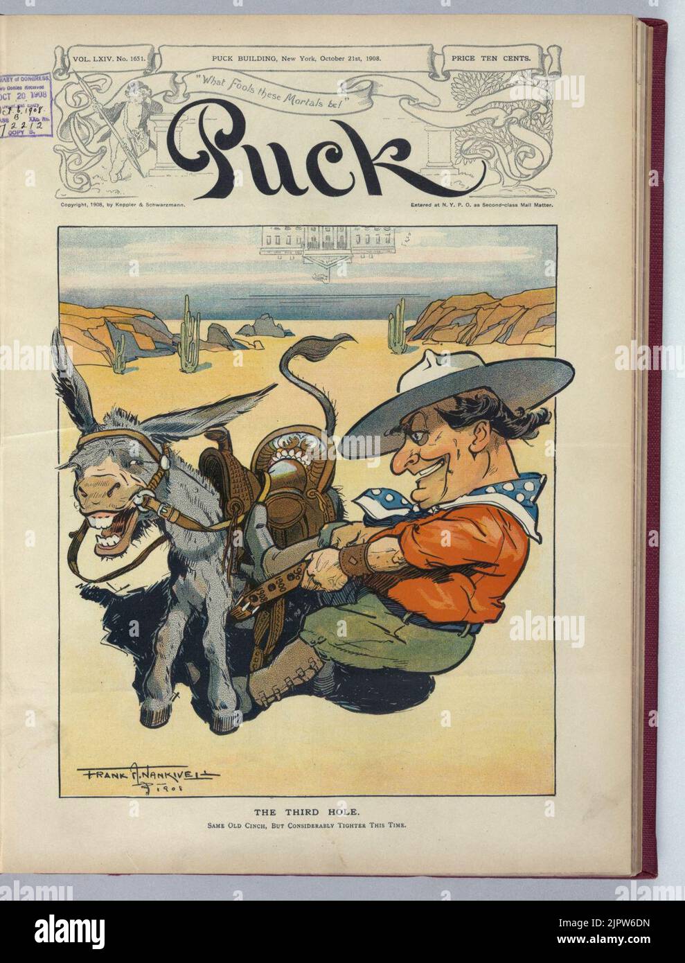 The third hole - Frank A. Nankivell 1908 Stock Photo - Alamy