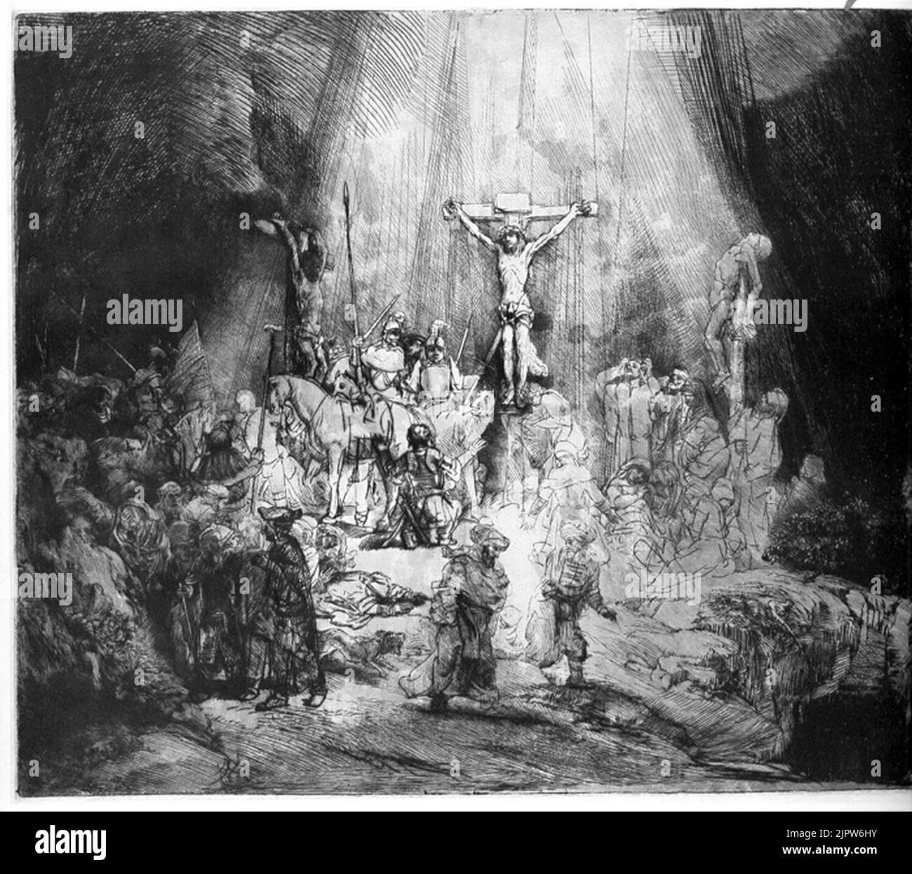 THE THREE CROSSES Stock Photo - Alamy