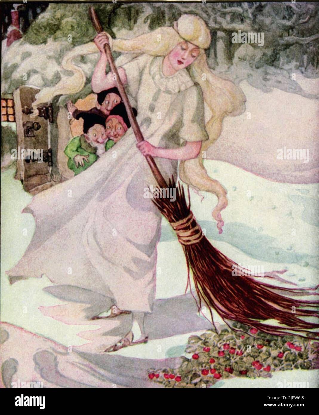 The Three Dwarfs - Anne Anderson Stock Photo - Alamy