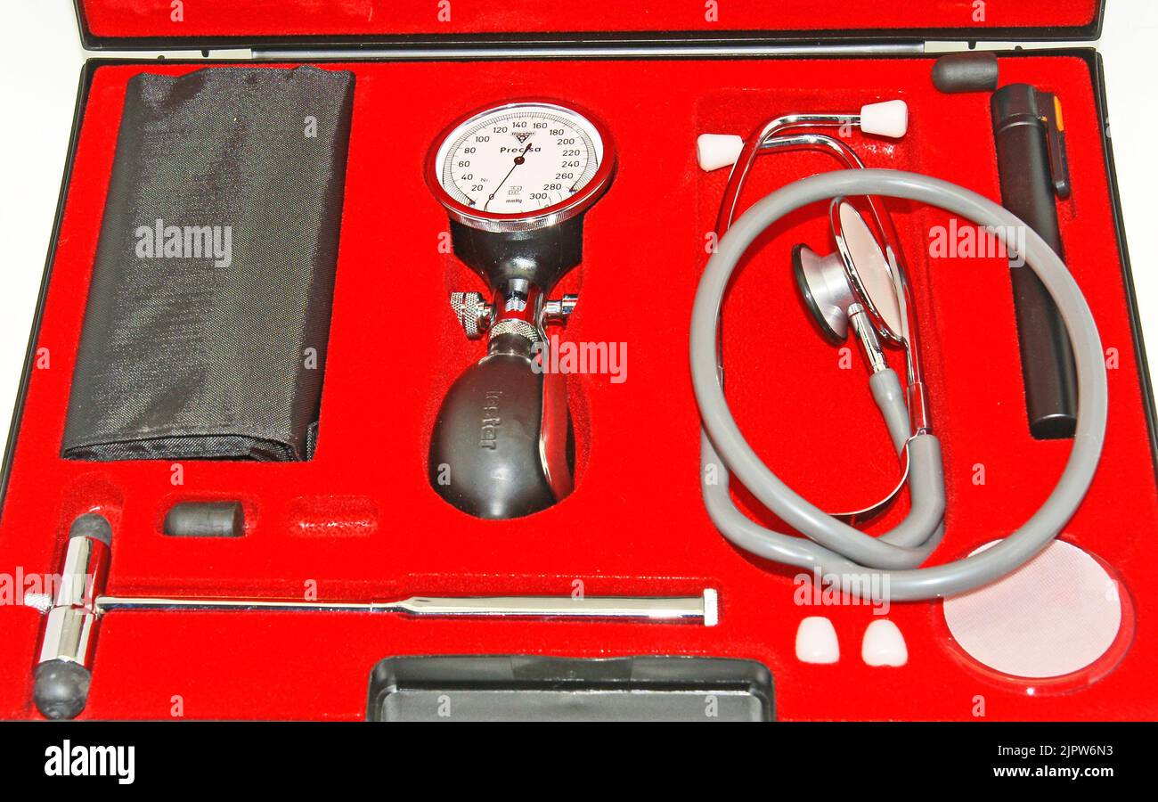 Surgical medical material on white background Stock Photo - Alamy