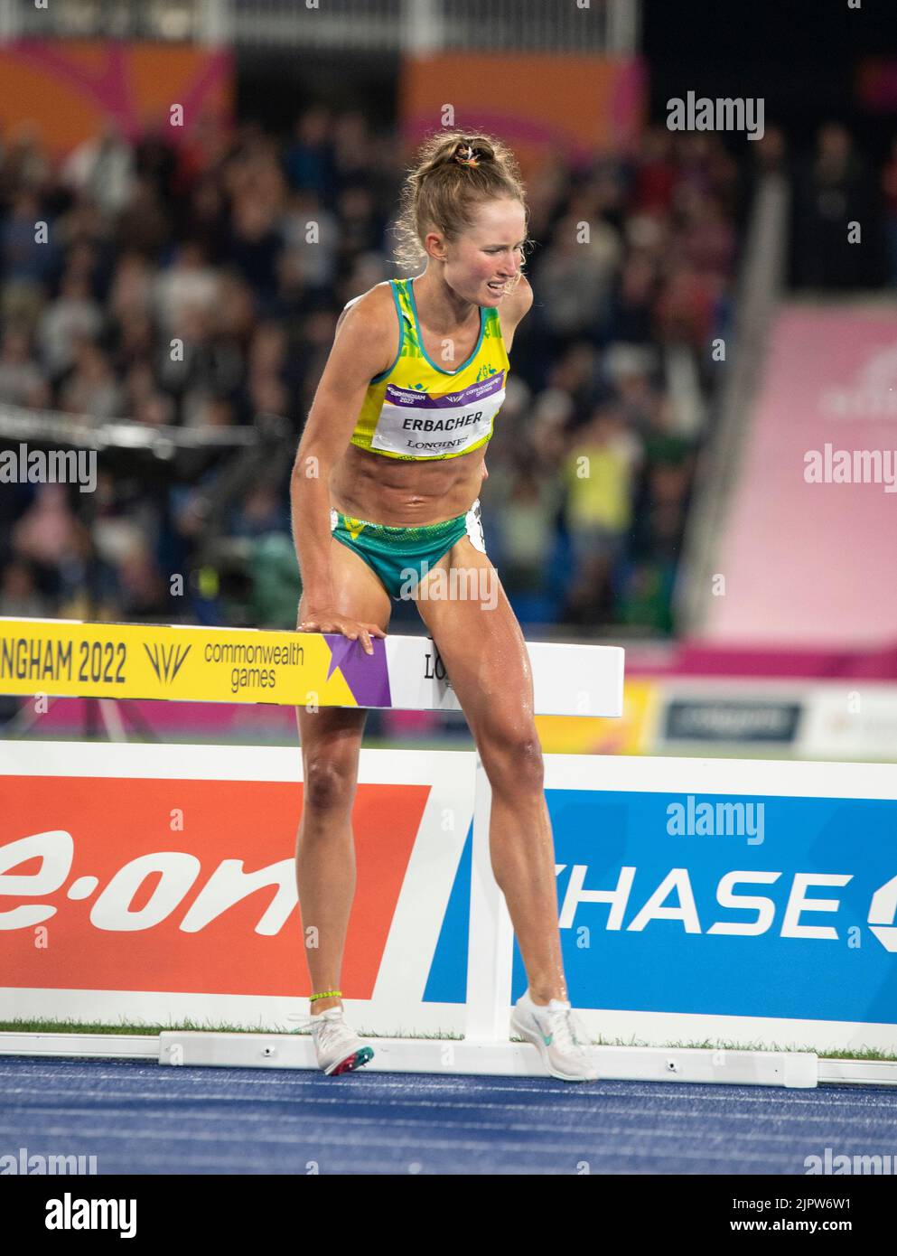 Brielle Erbacher of Australia competing in the women’s 3000m ...