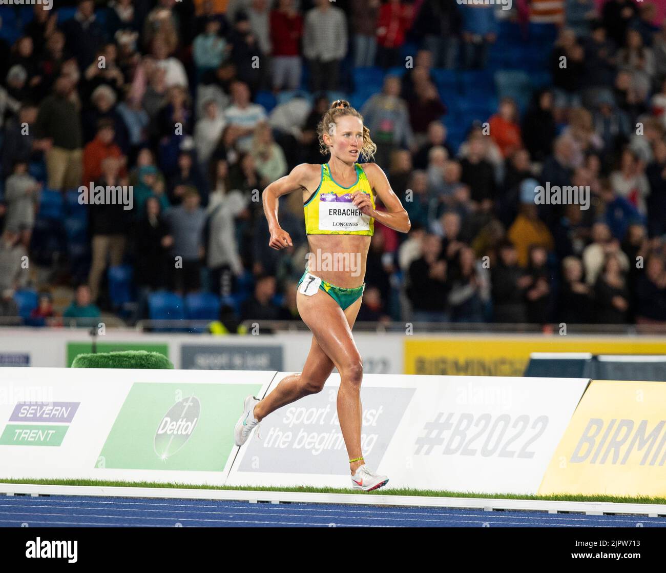 Brielle Erbacher of Australia competing in the women’s 3000m ...