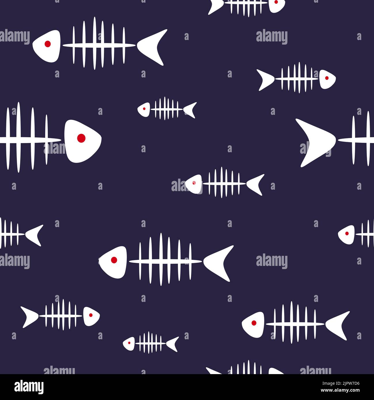 Cartoon fish bones hi-res stock photography and images - Alamy