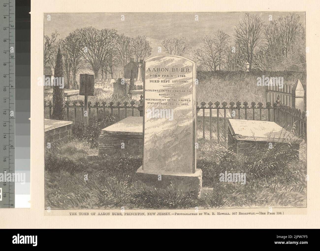 The tomb of Aaron Burr, Princeton, N.J Stock Photo - Alamy