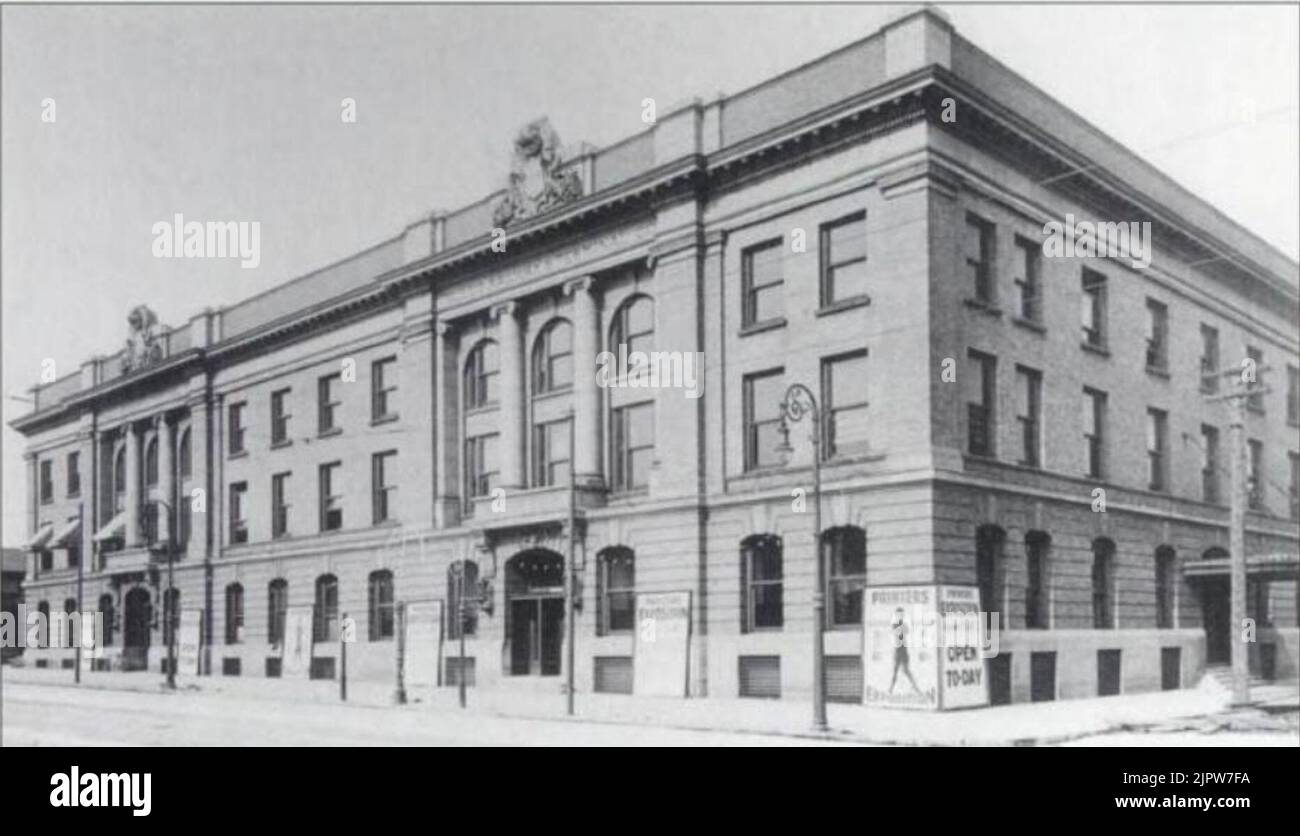 The Toledo Railway and Terminal building, on Cherry Street, between ...