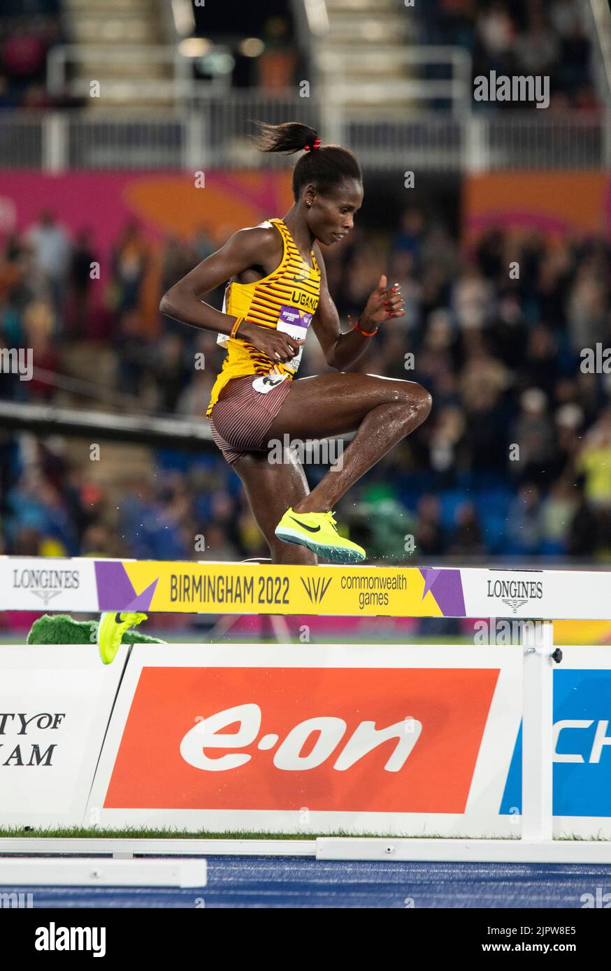 Peruth Chemutai of Uganda competing in the women’s 3000m steeplechase ...