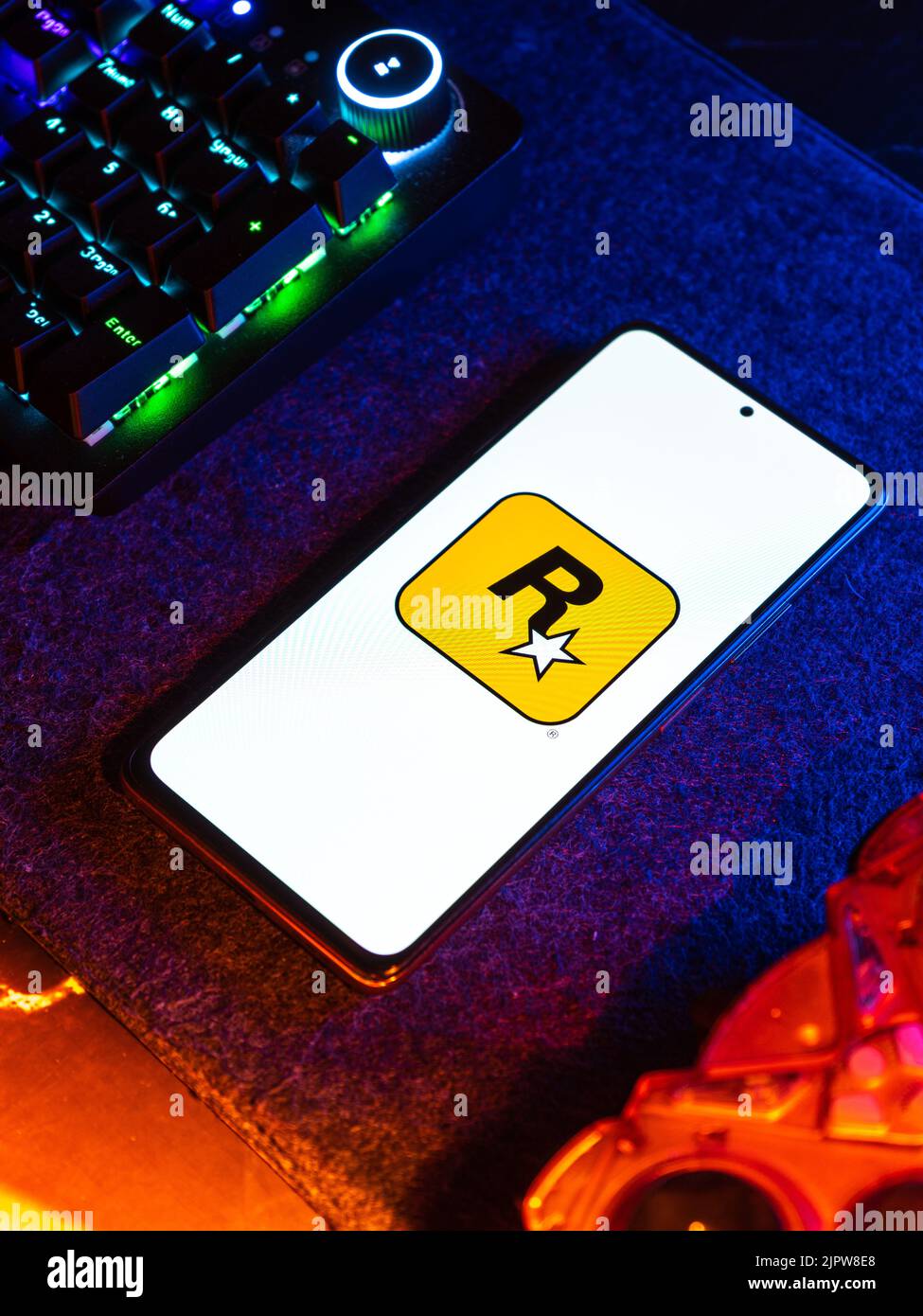 Rockstar games logo hi-res stock photography and images - Alamy