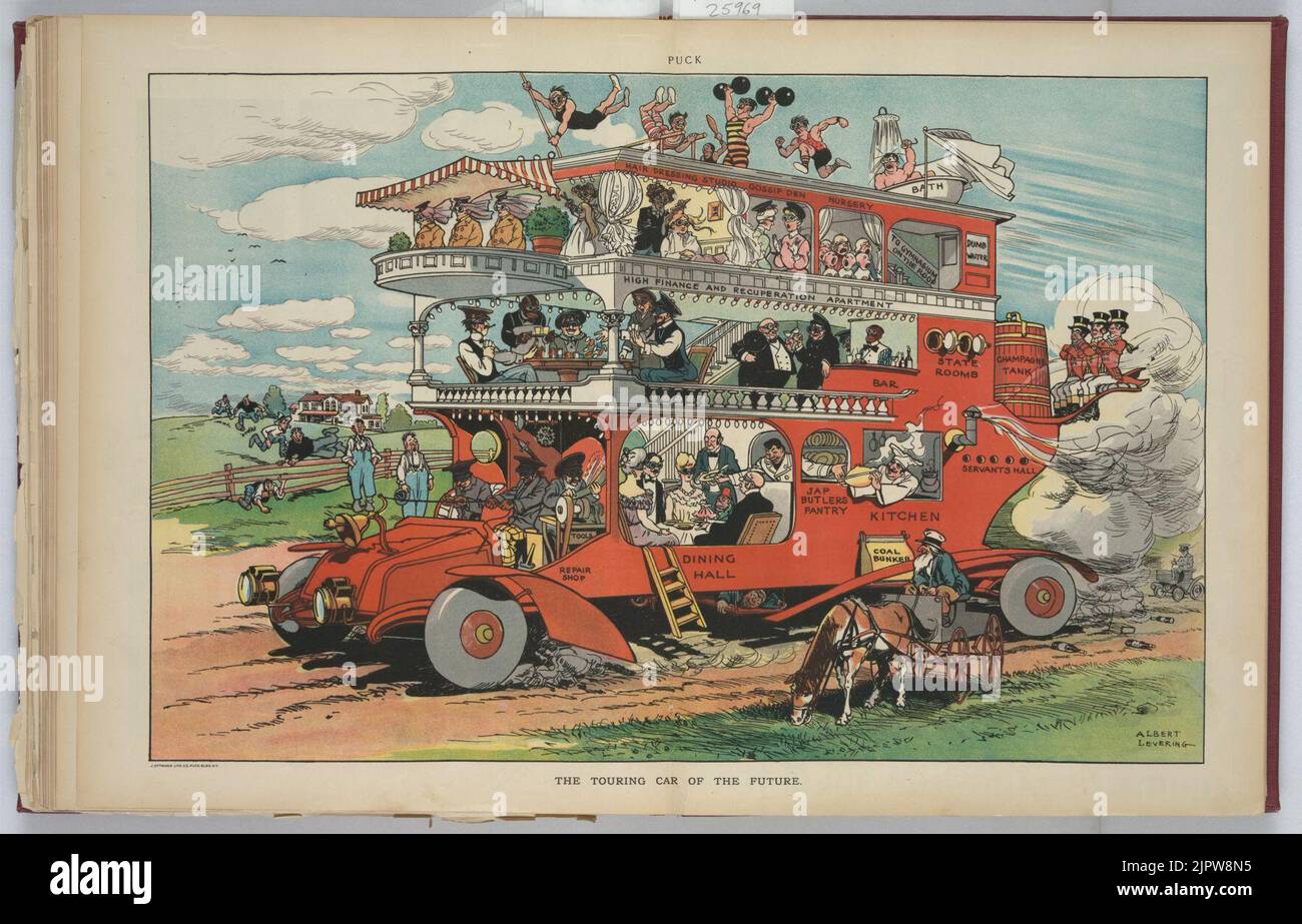 The touring car of the future - Albert Levering Stock Photo - Alamy