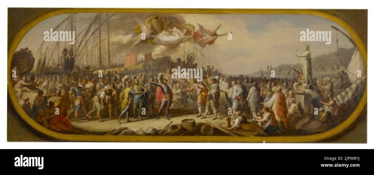 THE TRIUMPH OF LAMBA DORIA Stock Photo - Alamy