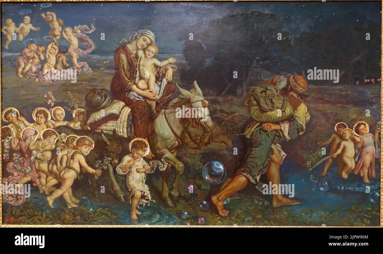 The Triumph of the Innocents by William Holman Hunt, 1870-1903, oil on ...