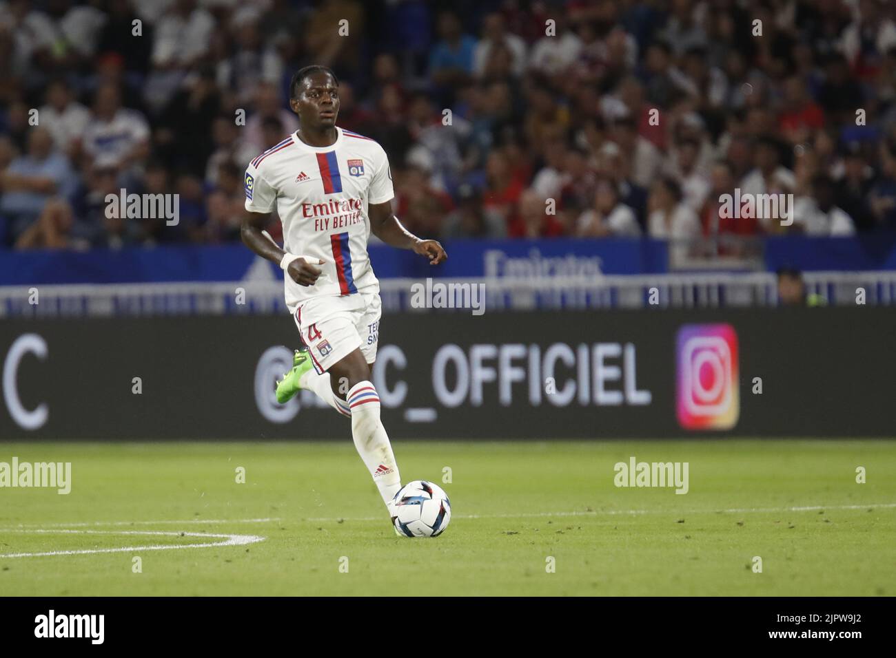 Castello LUKEBA of Lyon during the French championship Ligue 1 football ...