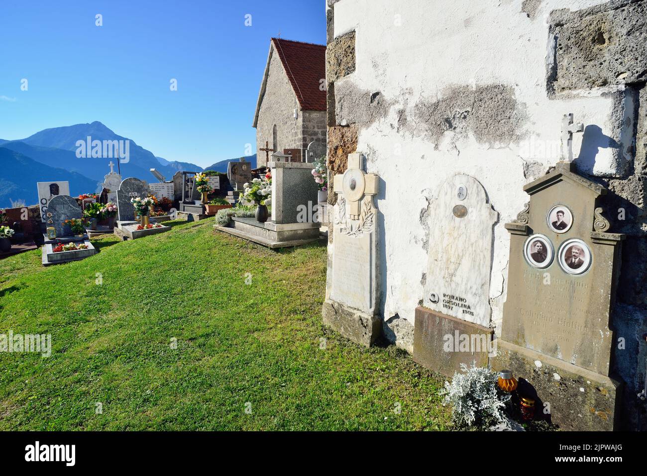 Zuglio, Friuli Venezia Giulia, Italy. Pieve of San Pietro in Carnia ...