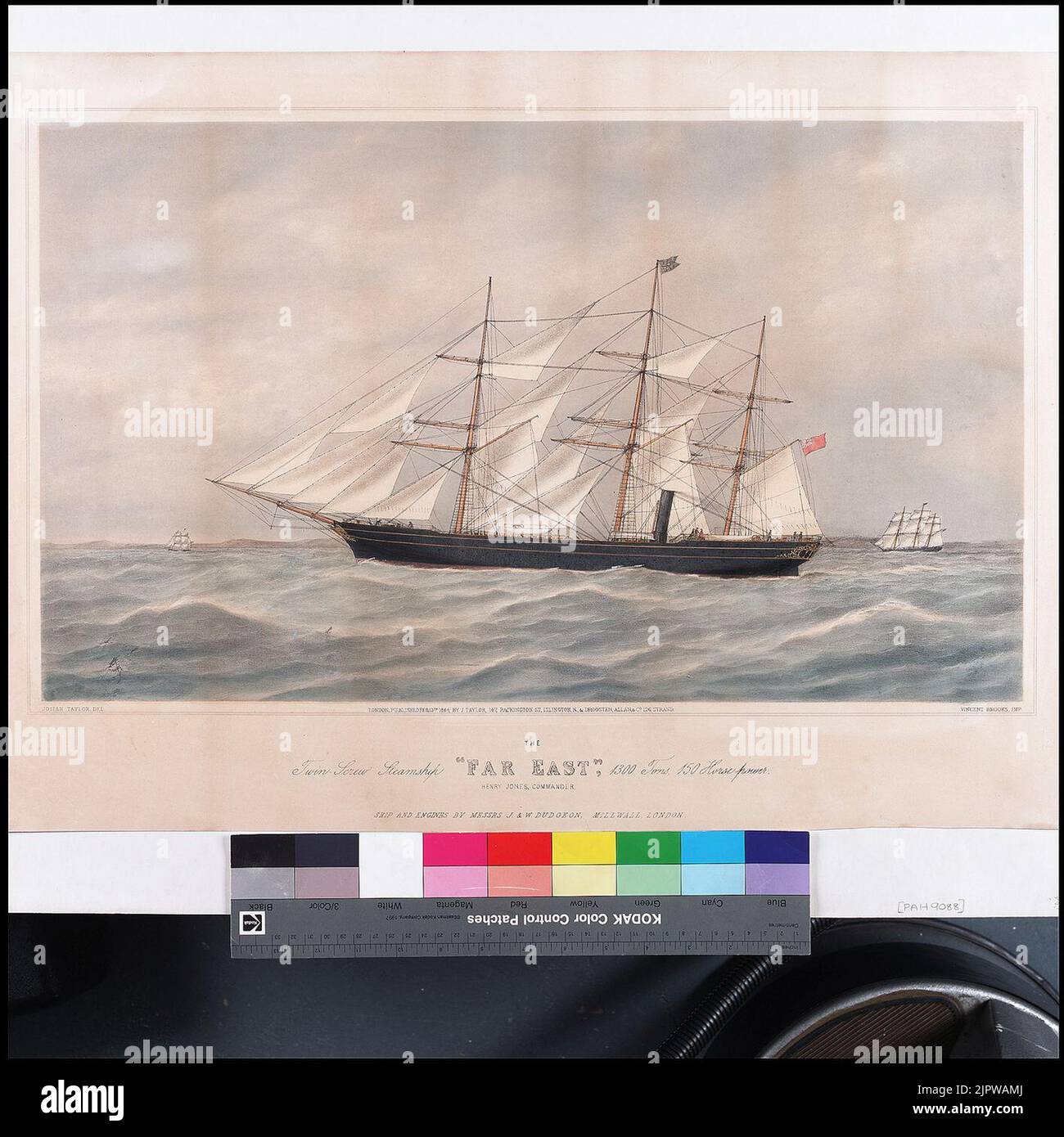 The Twin-Screw Steamship Far East, 1300 Tons, 150 Horse power Stock ...