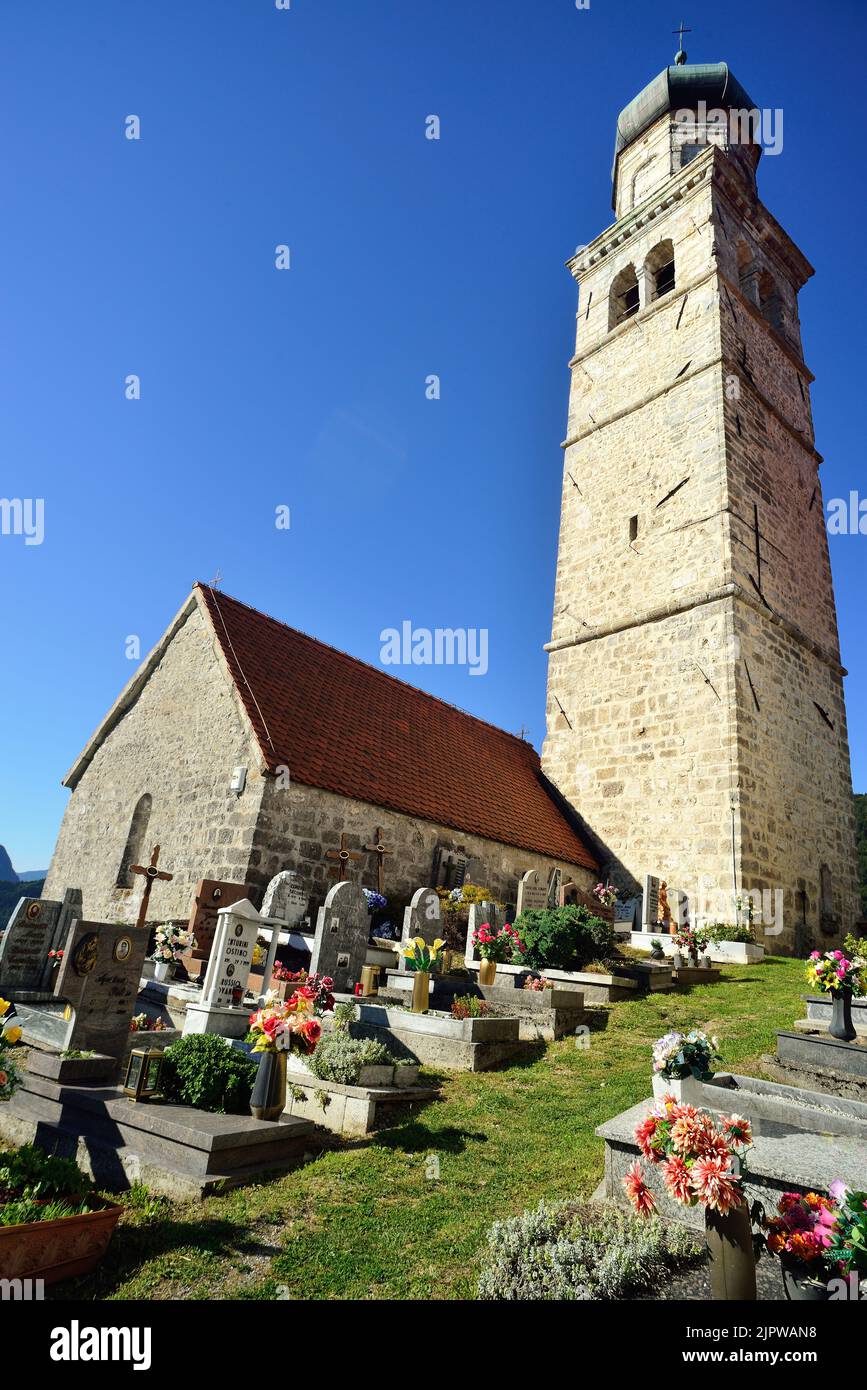 Zuglio, Friuli Venezia Giulia, Italy. Pieve of San Pietro in Carnia ...