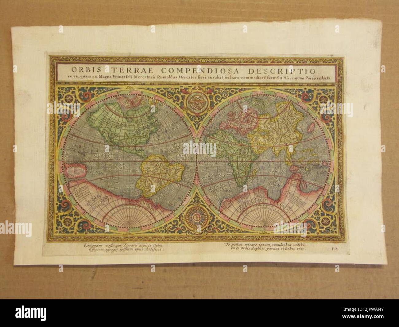 The two hemispheres (1600 Stock Photo - Alamy