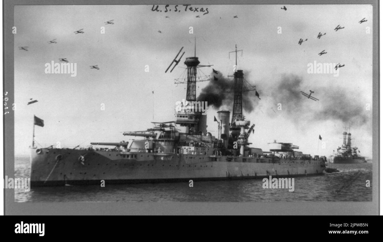 The U.S.S. TEXAS Stock Photo - Alamy