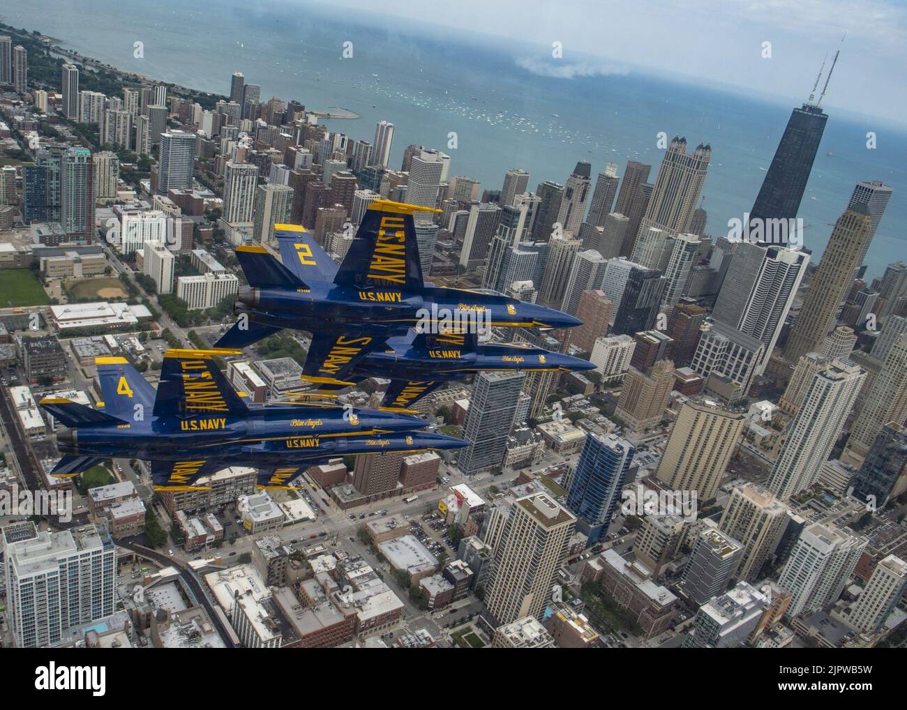 The U.S. Navy Flight Demonstration Squadron, the Blue Angels, diamond ...